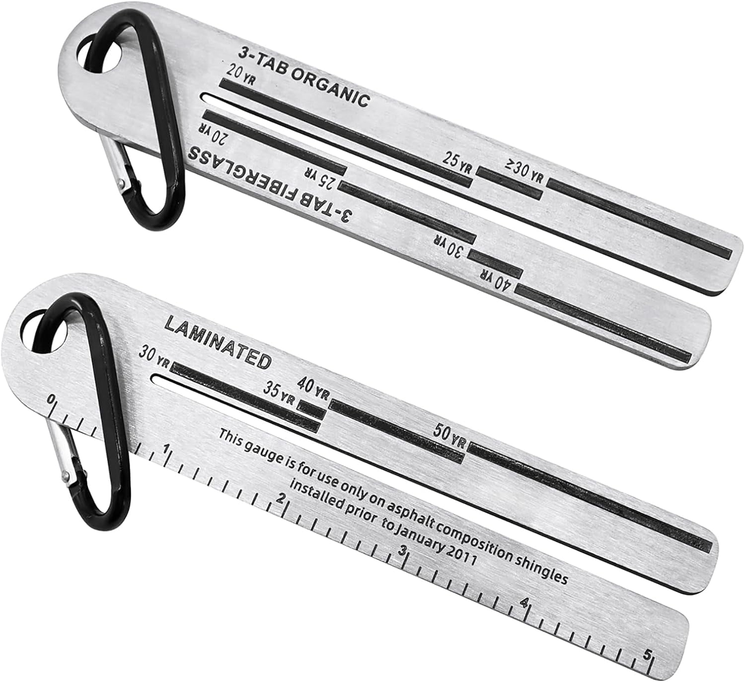 2Pcs 4/09 Shingle Gauge,Professional Measuring Tool for Roof Shingle ...