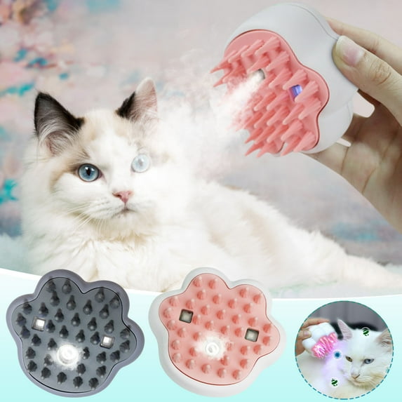 2Pcs 4 in 1 Pet Steam Brush under $5! Yannianjz Pet Steam Brush, 4 in 1 ...