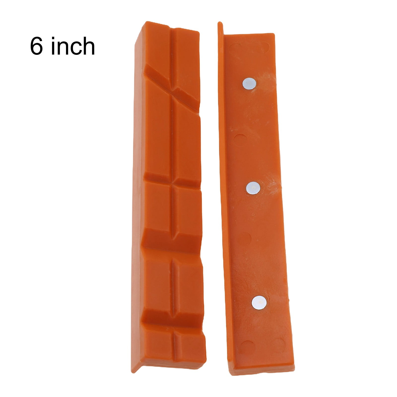 2Pcs 4/5/6 Inch Magnetic Soft Pad Jaw Rubber for Metal Vise Bench ...