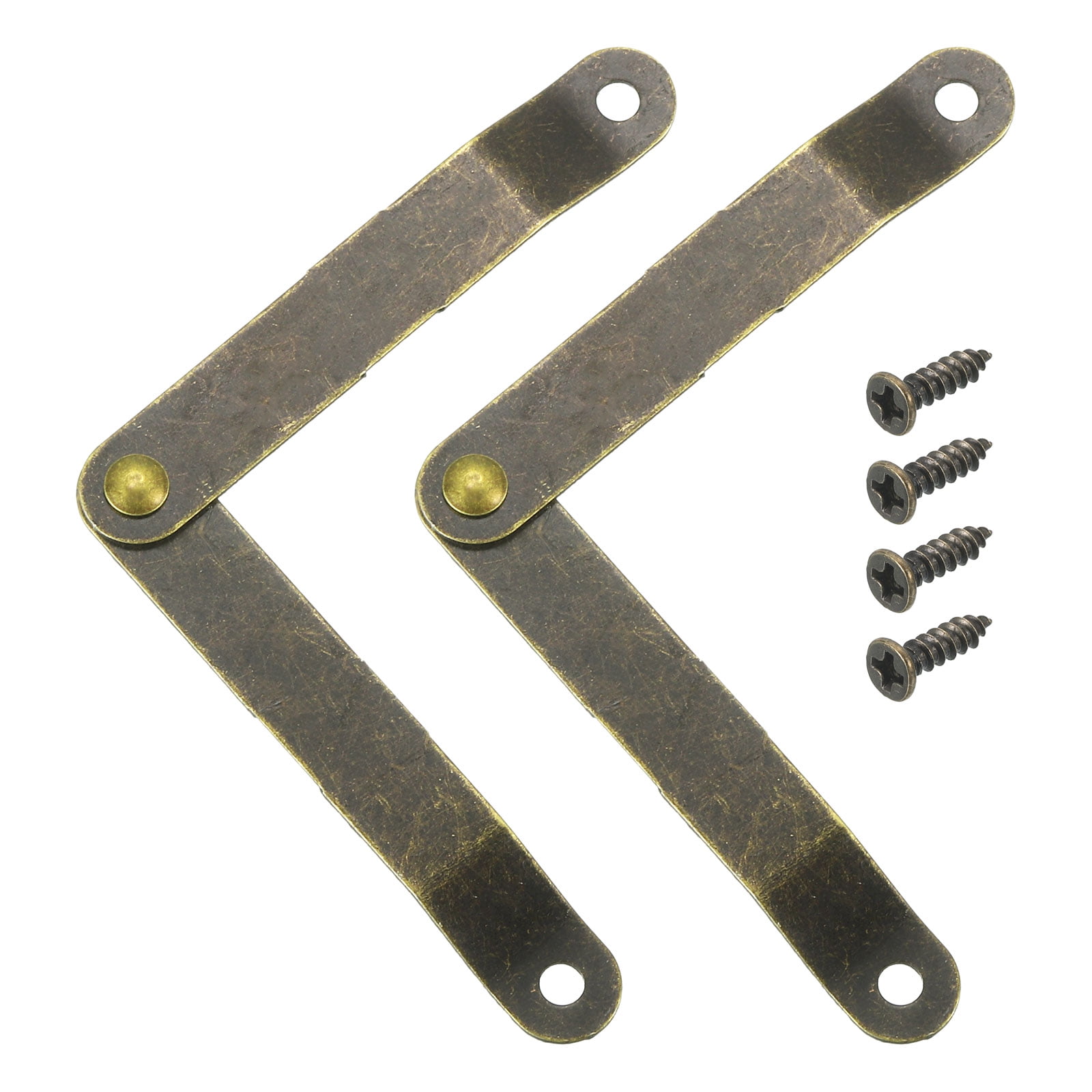 2Pcs 4.69"x0.39" Folding Lid Support Hinges, Lift Up Lid Stay Hinge ...