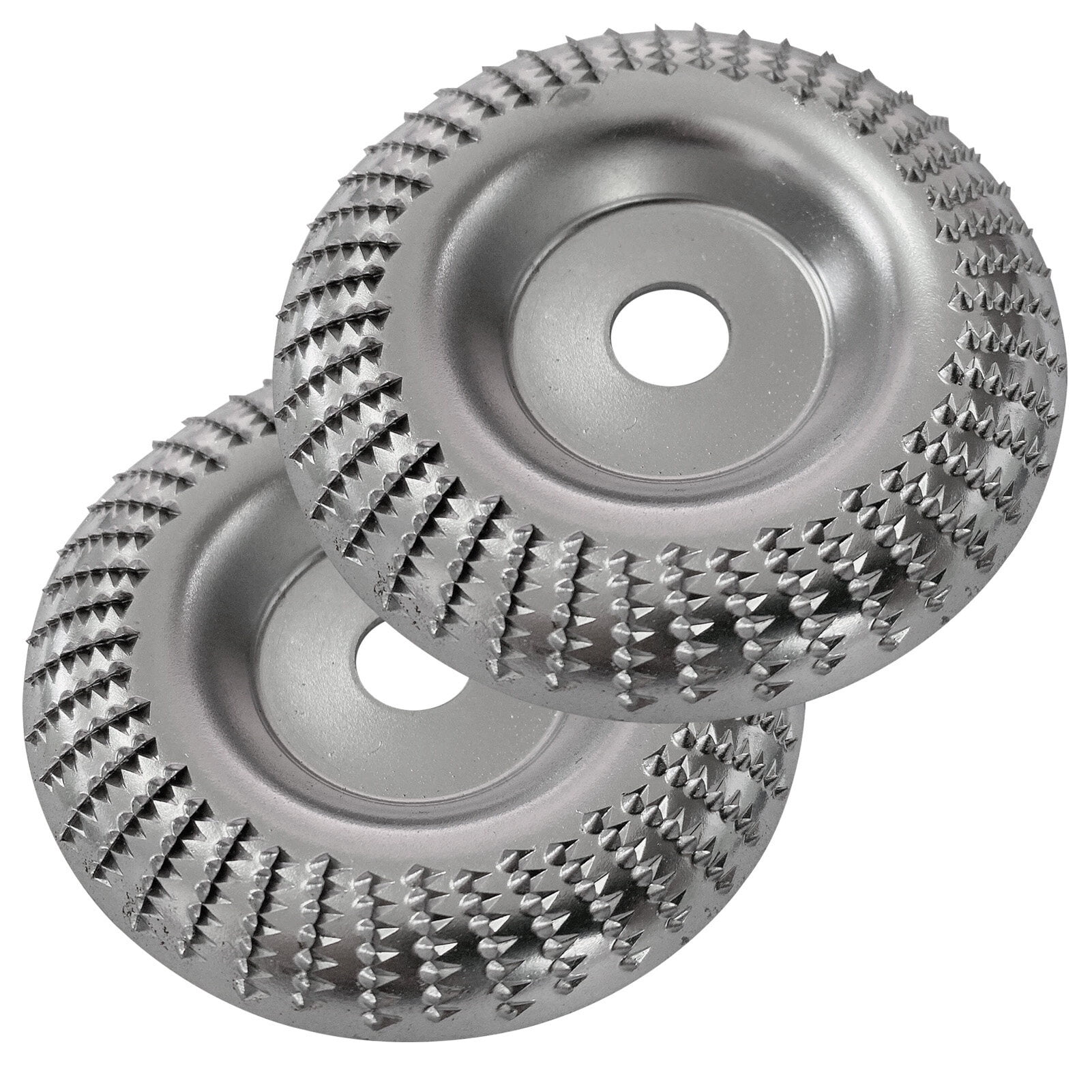 2Pcs 4'' Grinder Wheel Disc Wood Shaping Wheel Wood Grinding Disk for ...