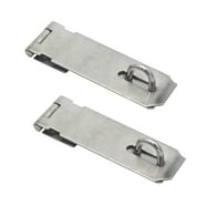 Heavy Duty Door Hasp with Turning Padlock Eye Mount, Stainless Steel ...