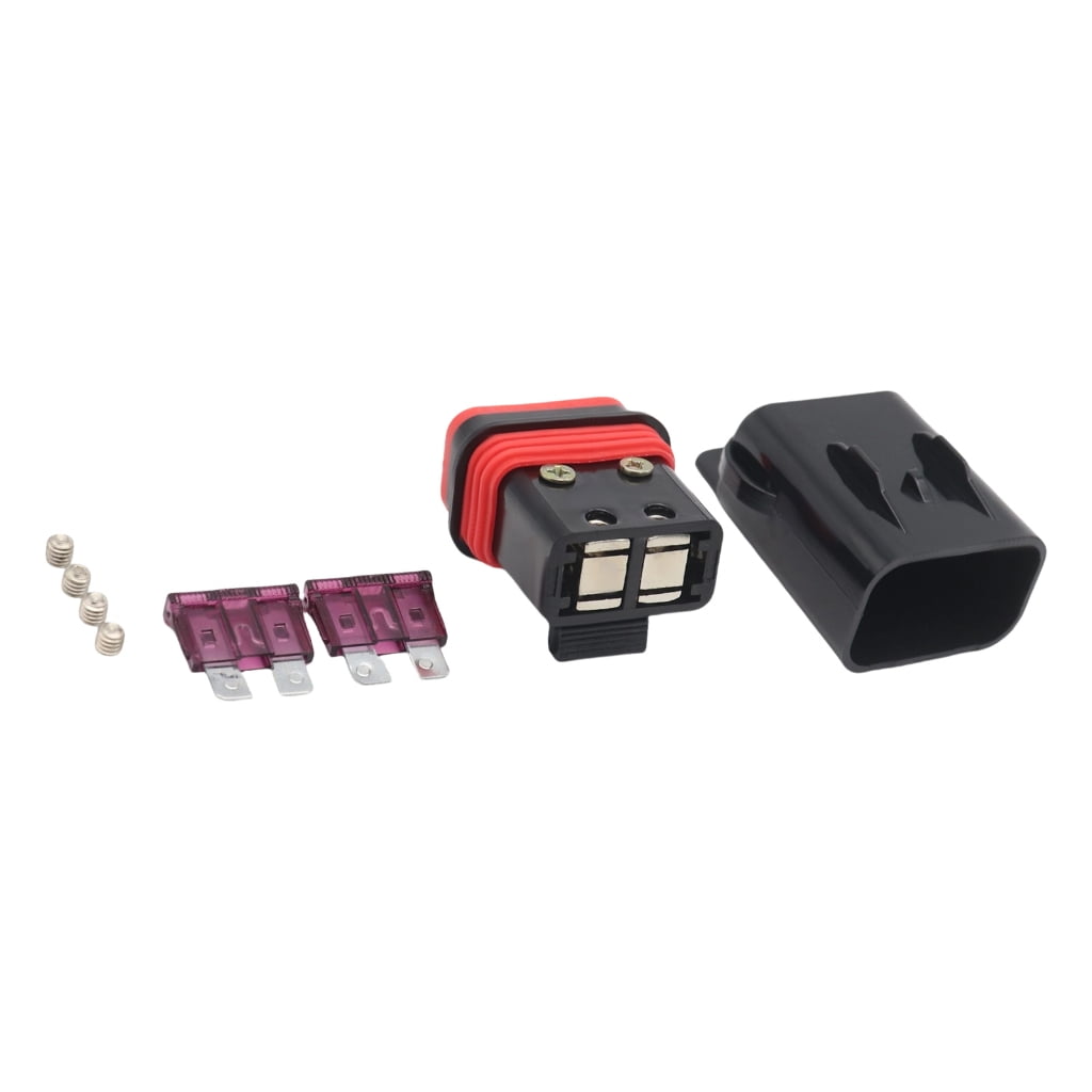 2Pcs 40A Fuses Assembly Motorcycle Electrical Safety Fuses Holder Set ...