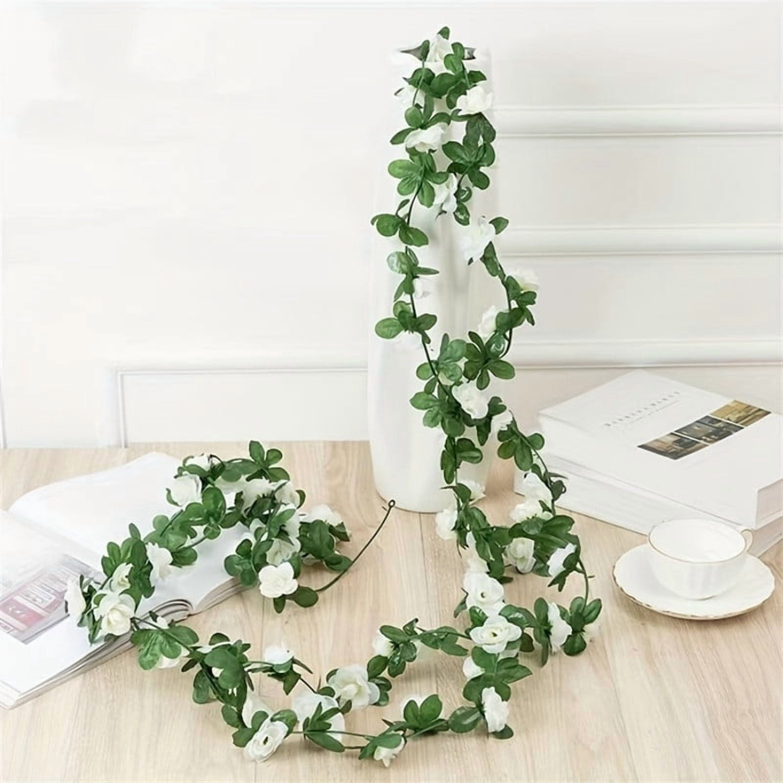 2Pcs 45-head simulated rose vine, suitable for indoor and outdoor ...