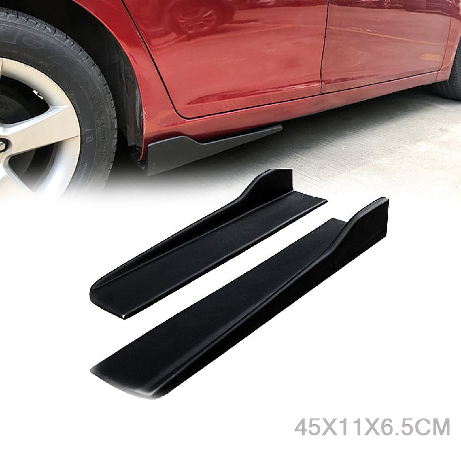 2Pcs 45cm Car Side Skirt Splitters Winglet Wings Canard Diffuser Shovel ...