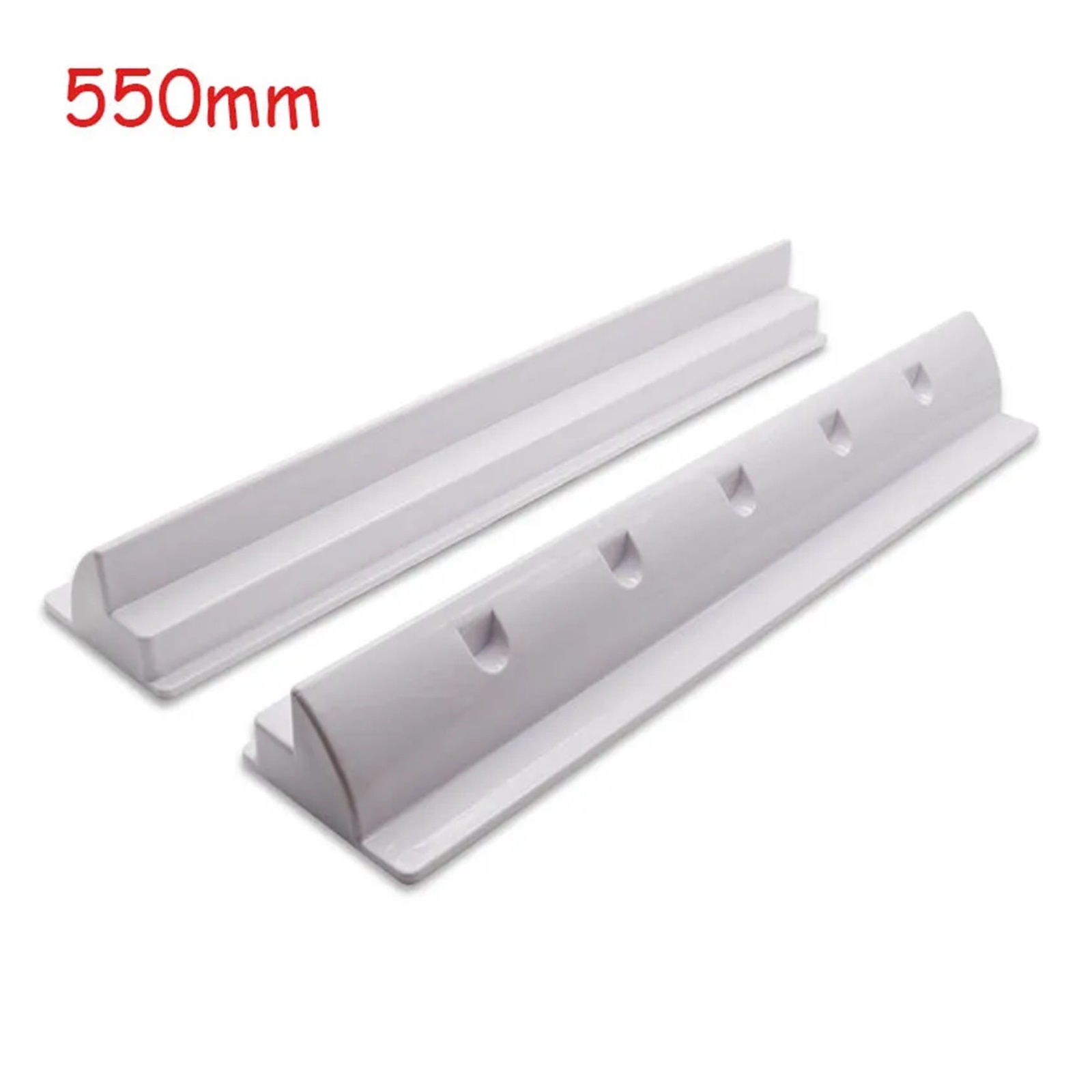 2Pcs 460/550mm Plastic Solar Panel Mounting Bracket Long Side Photovoltaic Panel Fixing Brackets ...