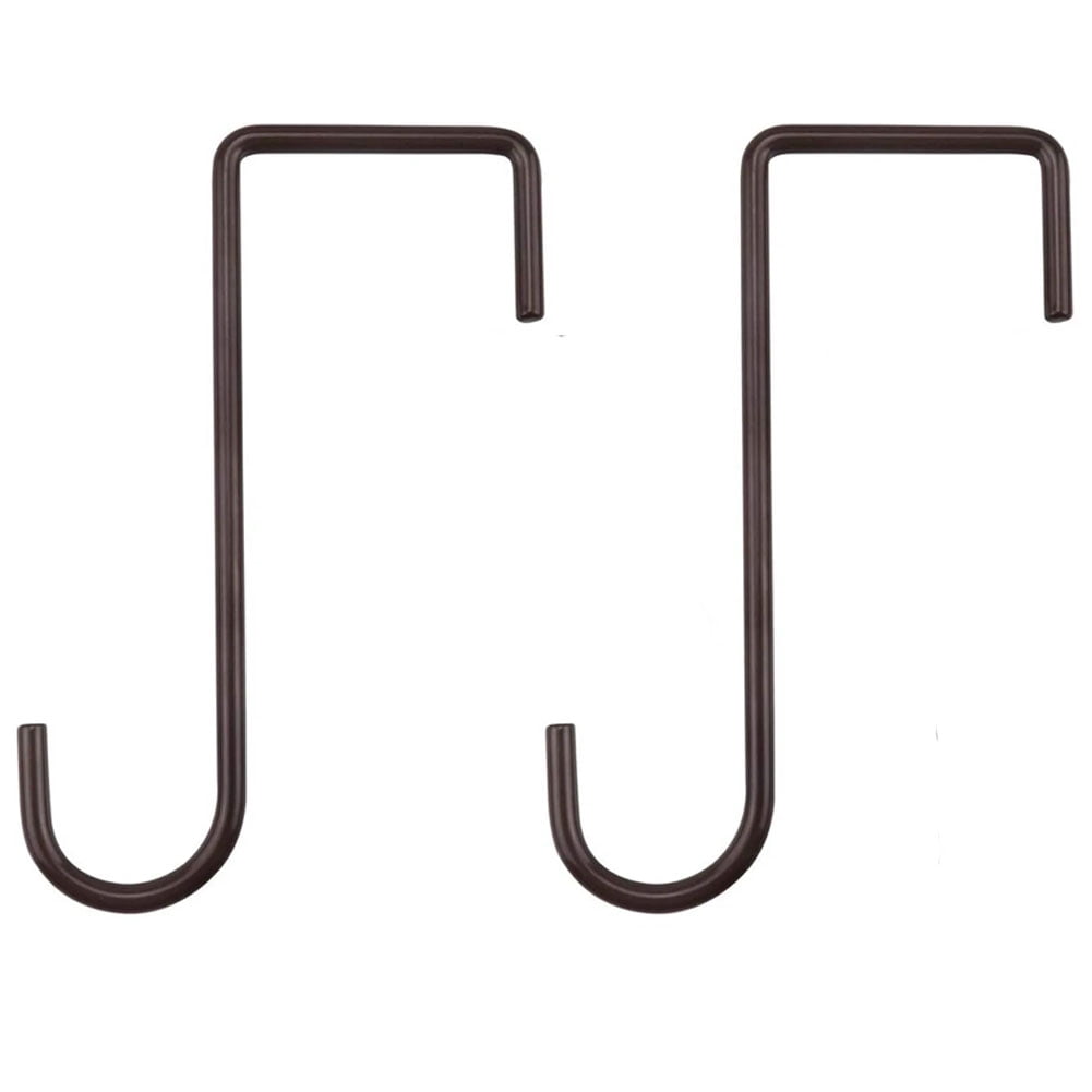 2Pcs/4Pcs/6Pcs/8Pcs 2x6inch Fence Hooks Patio Hooks Brown Powder Coated ...