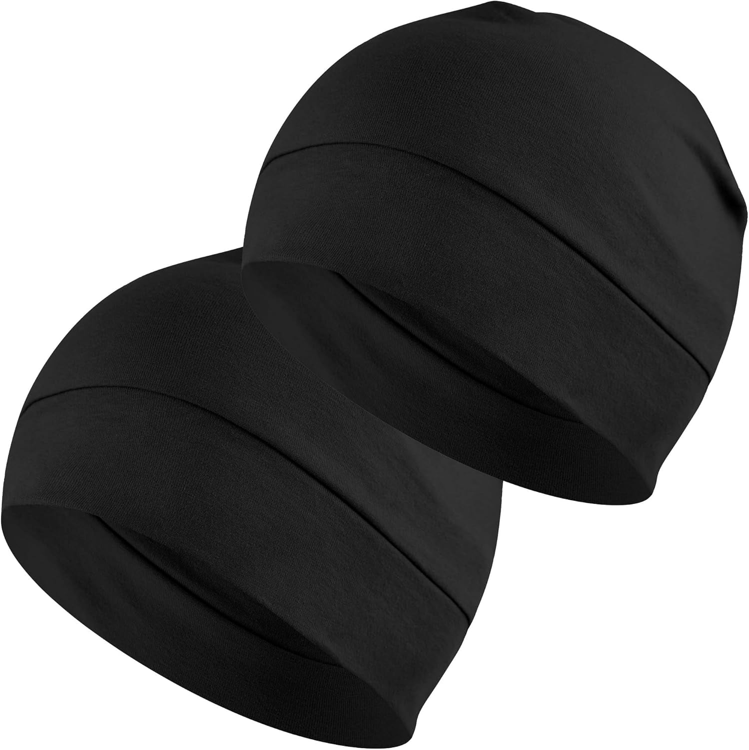 2Pcs/4Pcs Cotton Skull Caps for Men Women, Lightweight Beanie Sleep ...