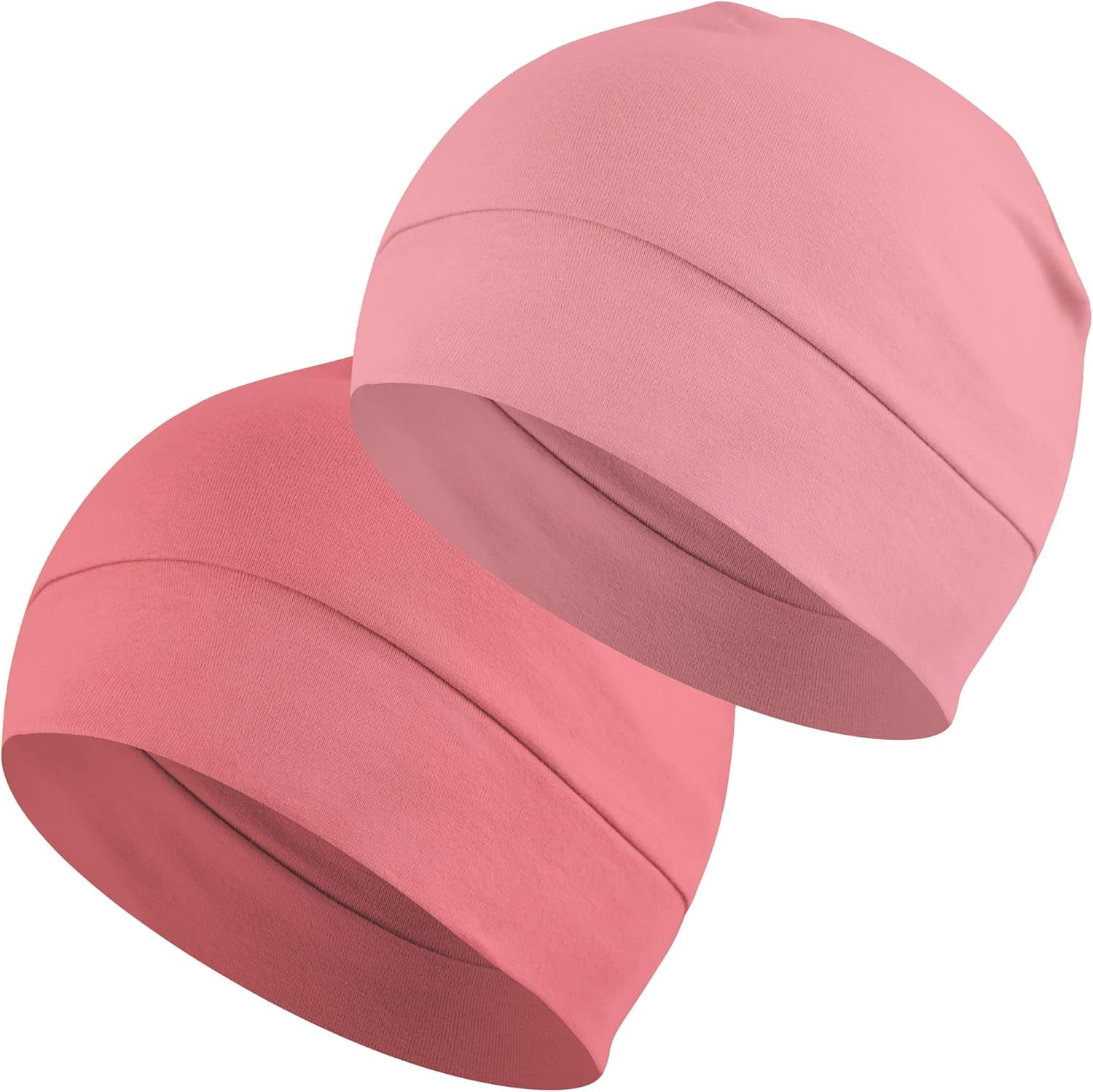 2Pcs/4Pcs Cotton Skull Caps for Men Women, Lightweight Beanie Sleep ...