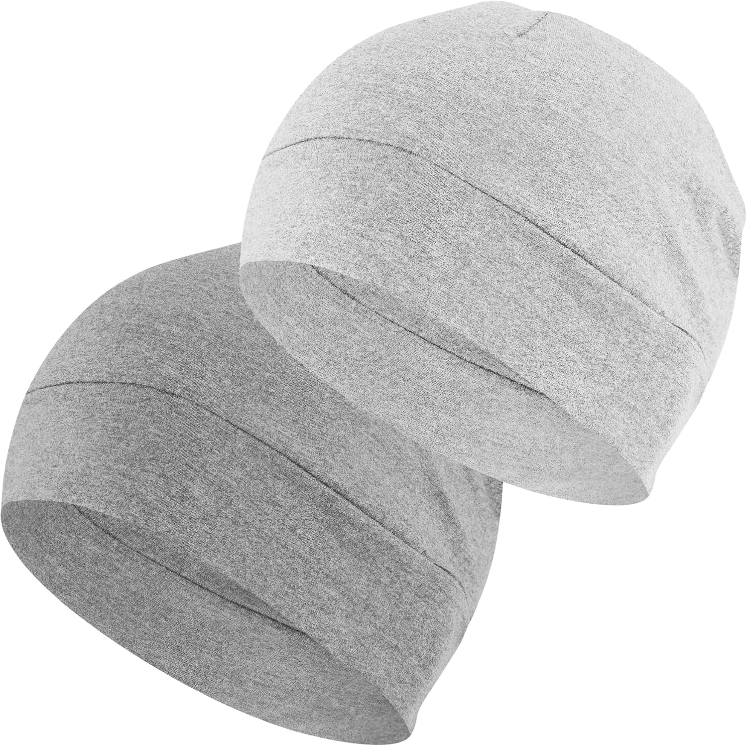 2Pcs/4Pcs Cotton Skull Caps for Men Women, Lightweight Beanie Sleep ...