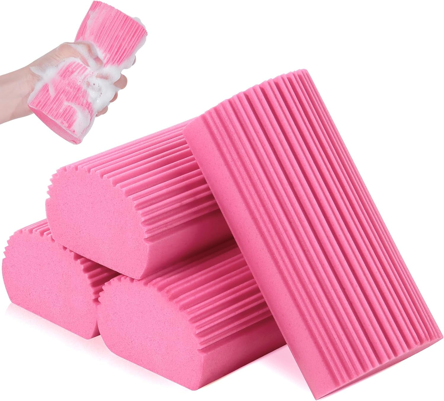 2Pcs/4Pcs Damp Clean Duster Sponge, Sponge Eraser Baseboard Cleaner ...