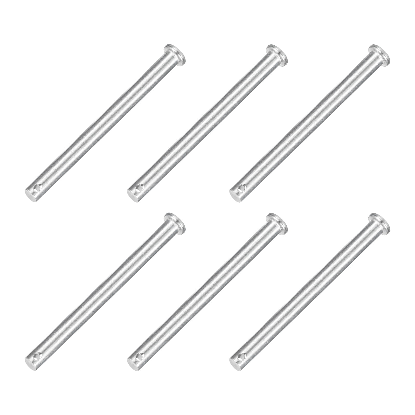 2Pcs 5/16" x 4" Single Hole Clevis Pins, 304 Stainless Steel Flat Head Pins - Walmart.com