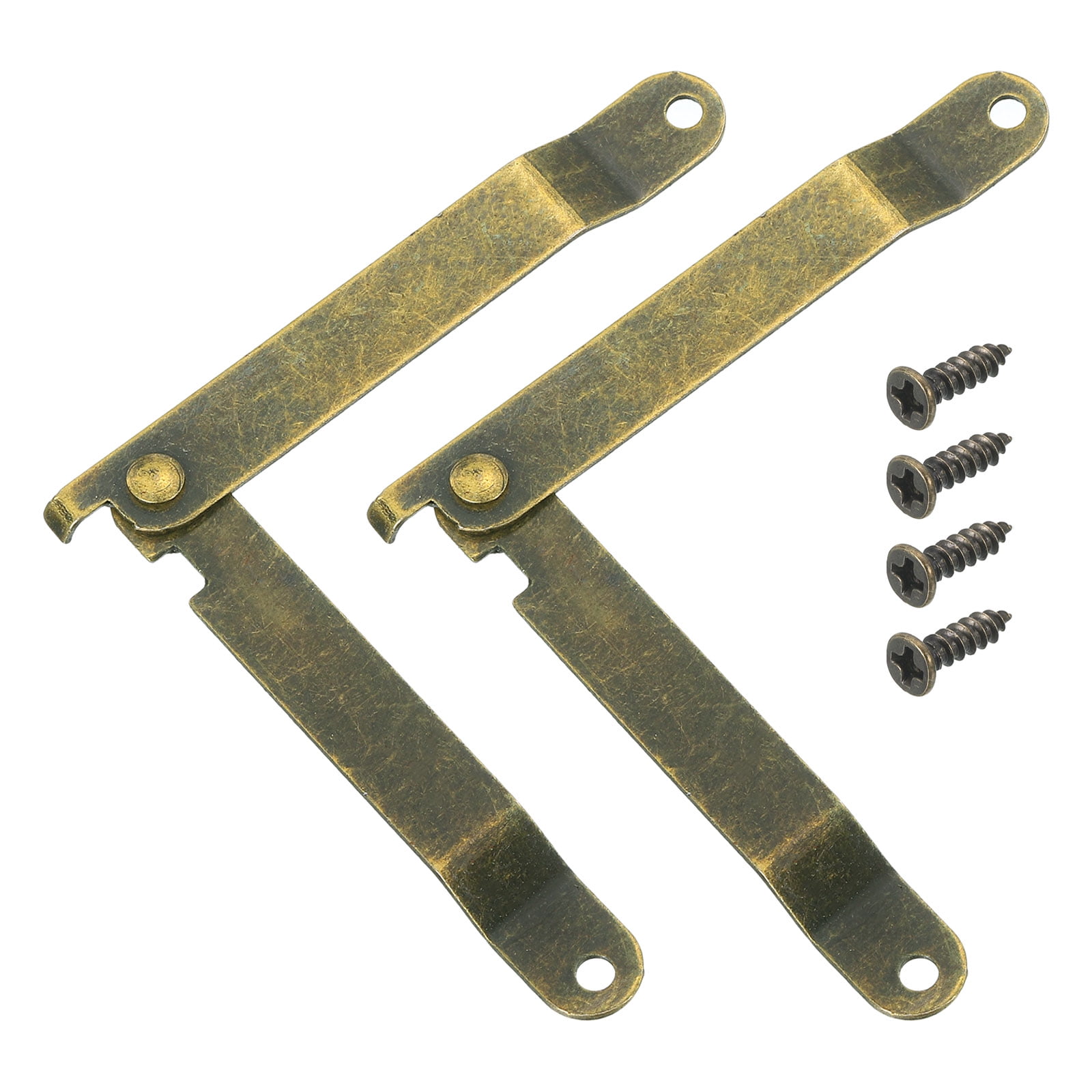 2Pcs 5.63"x0.43" Folding Lid Support Hinges, Lift Up Lid Stay Hinge ...