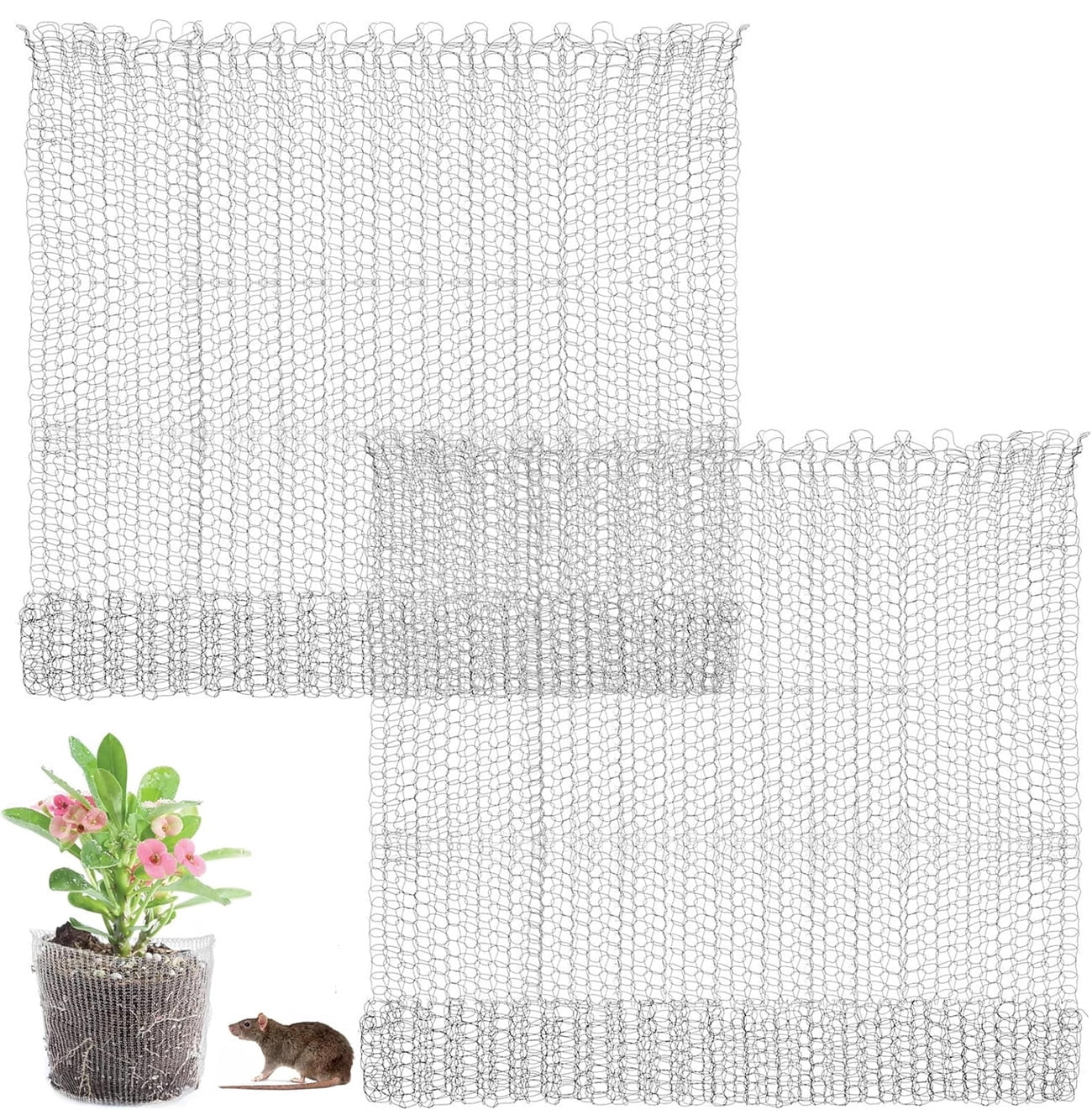 2Pcs 5 Gallon Plant Root Guard Baskets,Gopher and Vole Wire Baskets ...
