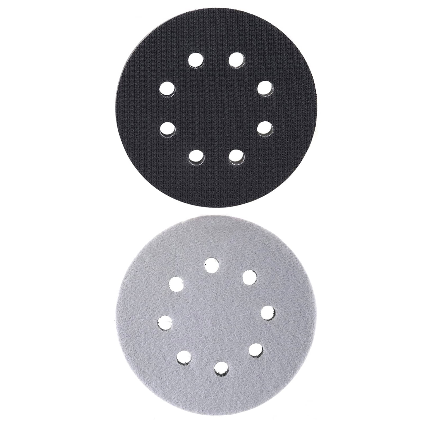 2Pcs 5-Inch 8-Hole Hook and Loop Sanding Pad Minimize Vibration for ...