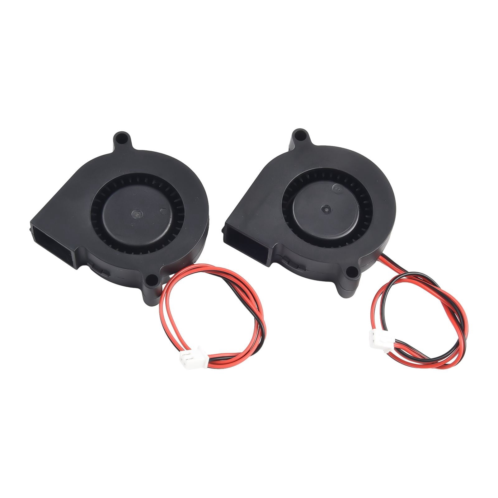 2PCS 5015 Blower Fan DC 12V 24V Oil Bearing Centrifugal Cooling Turbo ...