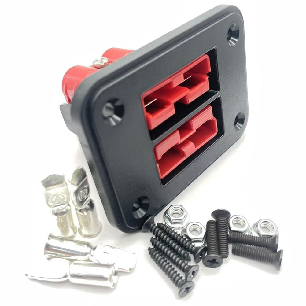2Pcs 50A For Anderson Plug Connector Dual Flush Mount Bracket For ...