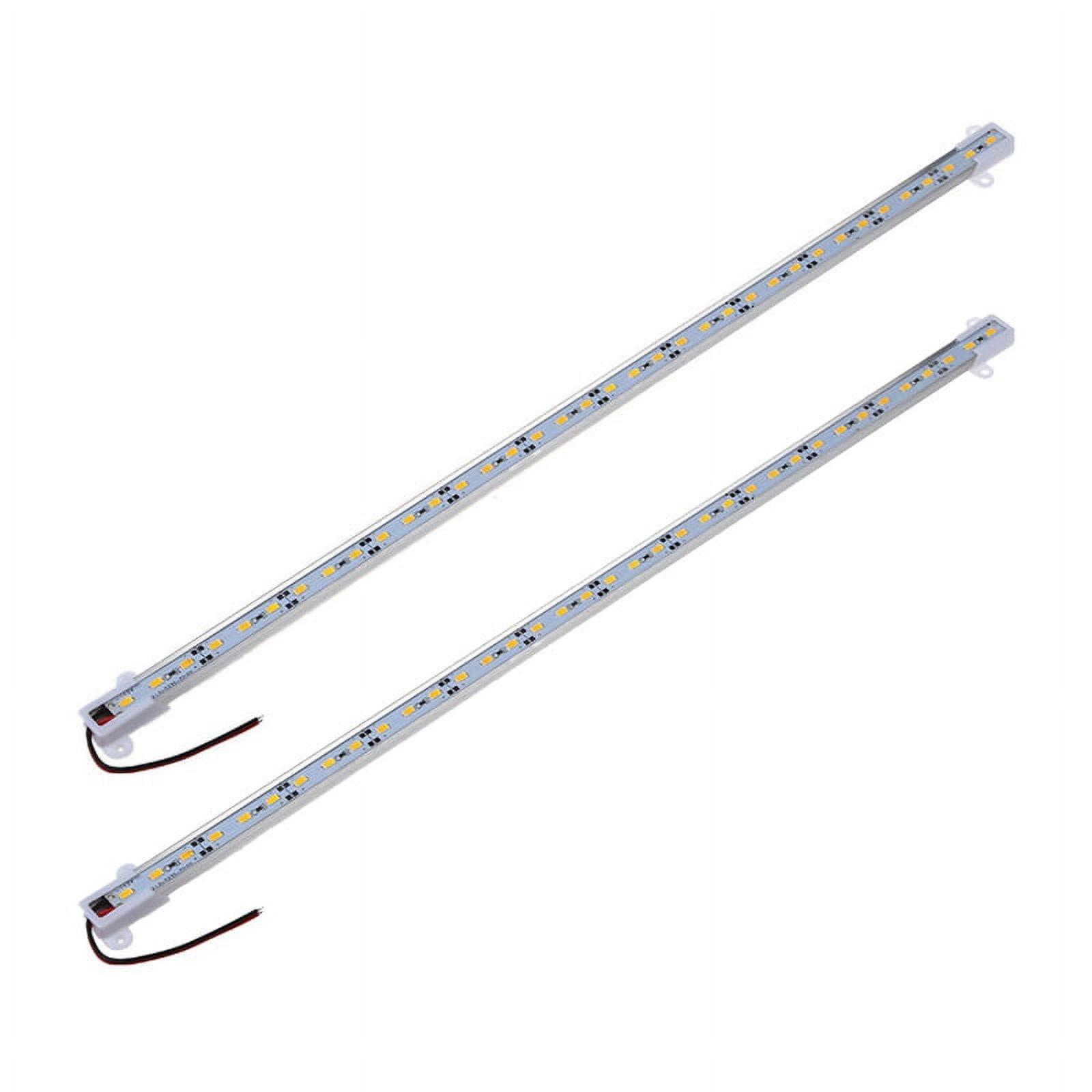 2Pcs 50CM 5630 SMD 36 LED Warm White Aluminium Rigid Strip Bar Light ...