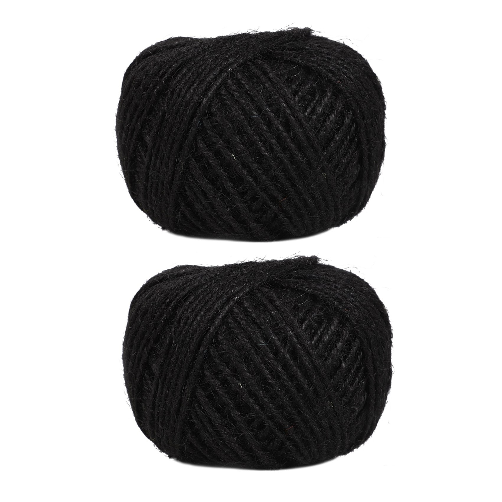 2Pcs 50M String Rope for Crafts Scrapbooking Gardening - Black ...