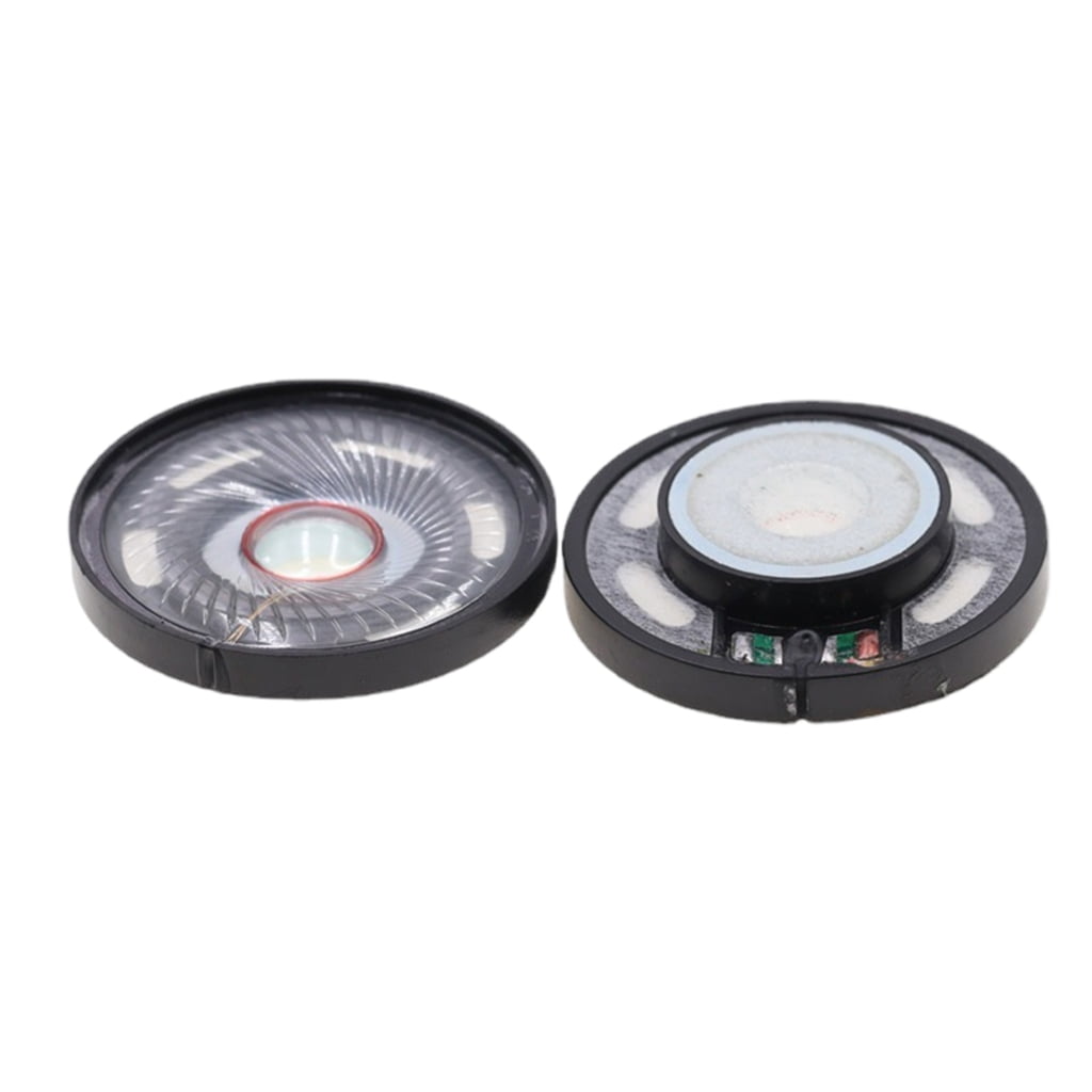 2Pcs 50mm 32Ohm 112db Headphone Speaker Unit Headset Driver Speaker ...