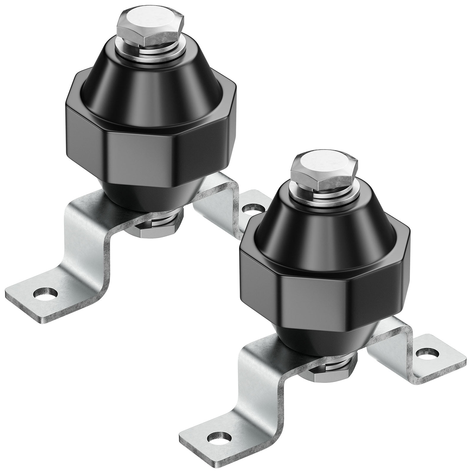 2Pcs 50x50mm Polyester Standoff Insulators with M10 Screws,UL Material ...