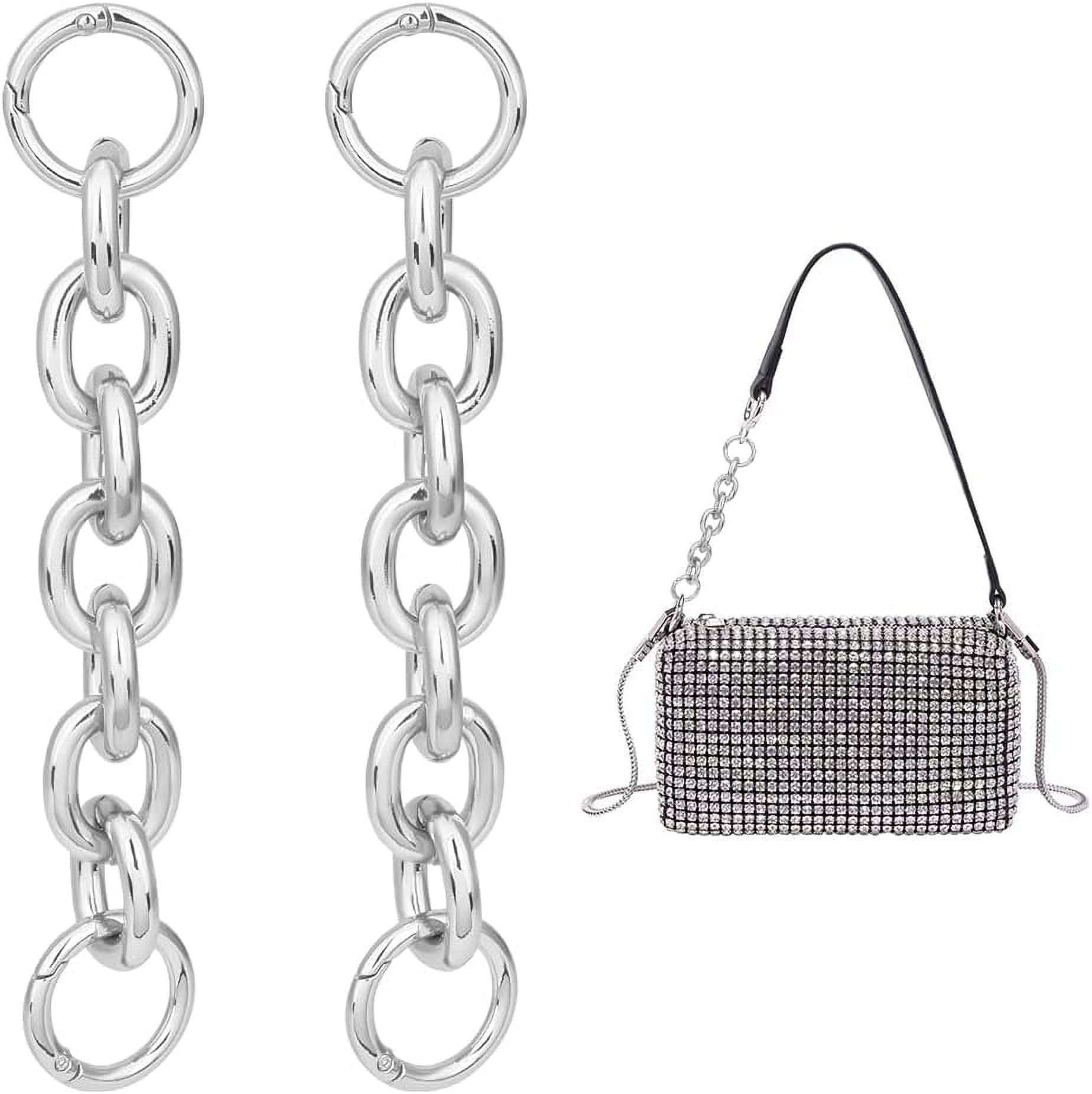 2Pcs 6.04" Bag Extender Chain Purse Strap Extender for Shoulder Bag ...