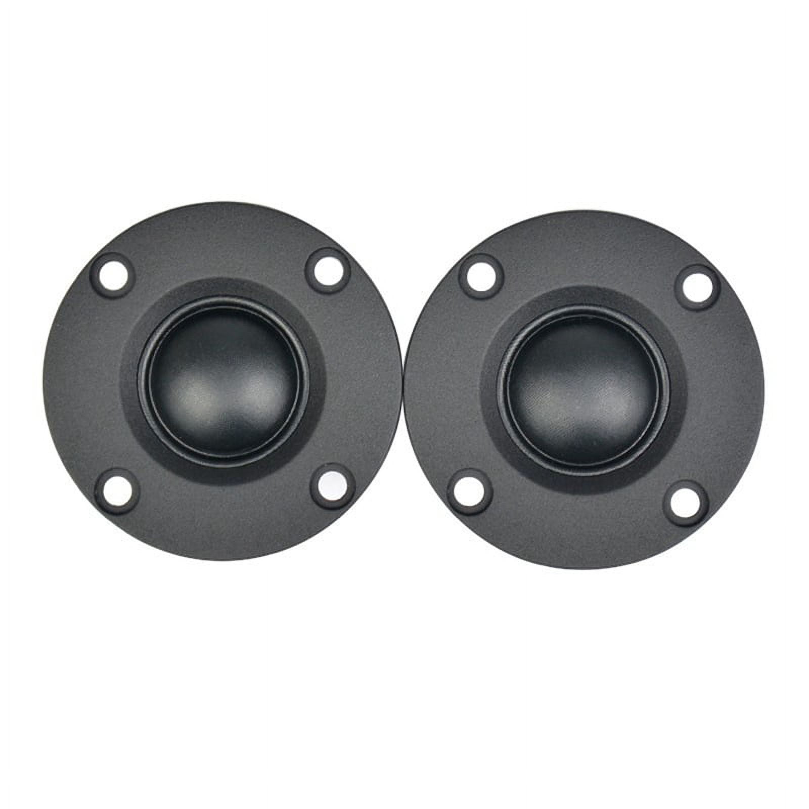 2Pcs 6Ω 30W Black Silk Film Soft Dome Tweeter Speaker Unit - Walmart.com