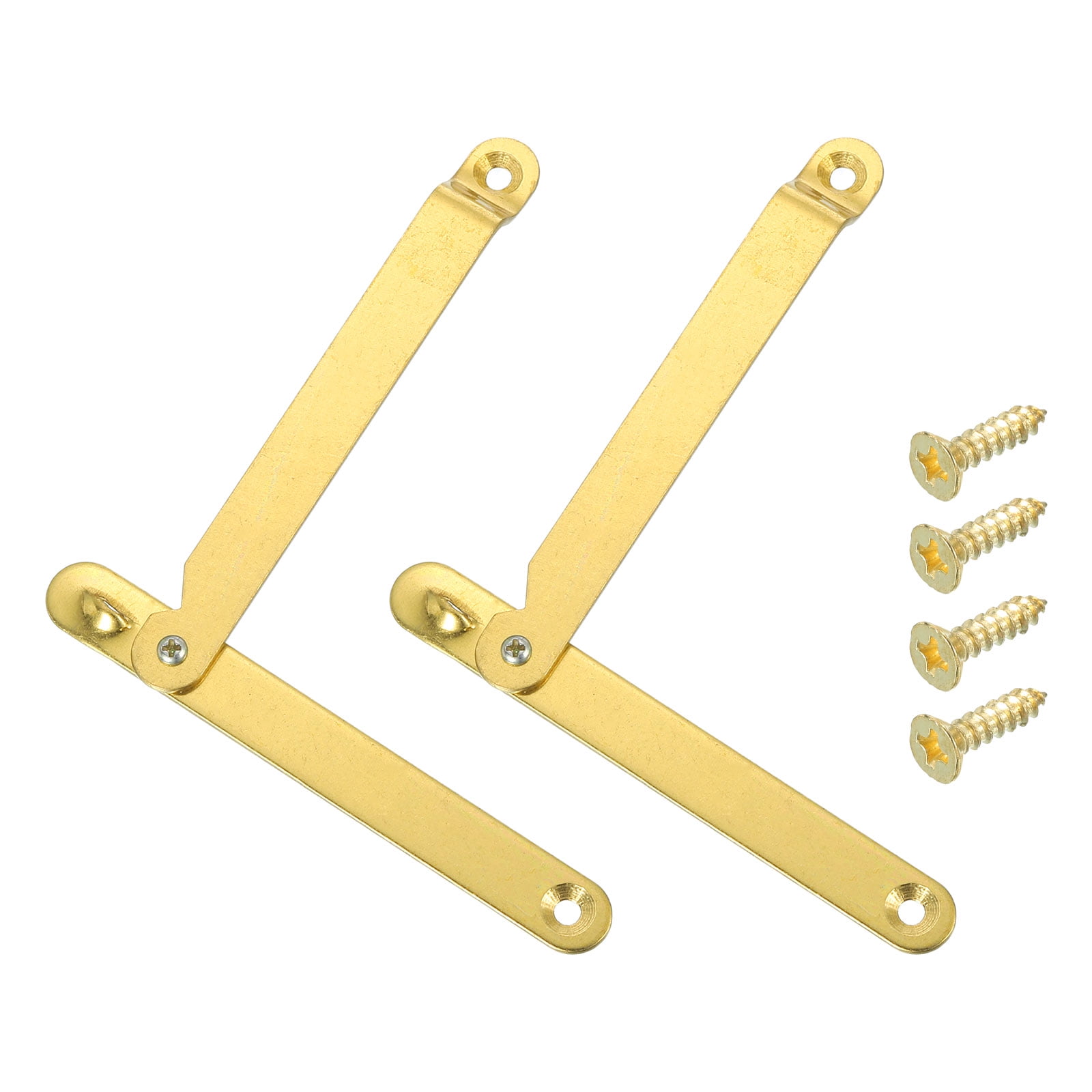 2Pcs 6.5"x0.43" Folding Lid Support Hinges, Left Side Lift Up Stay ...