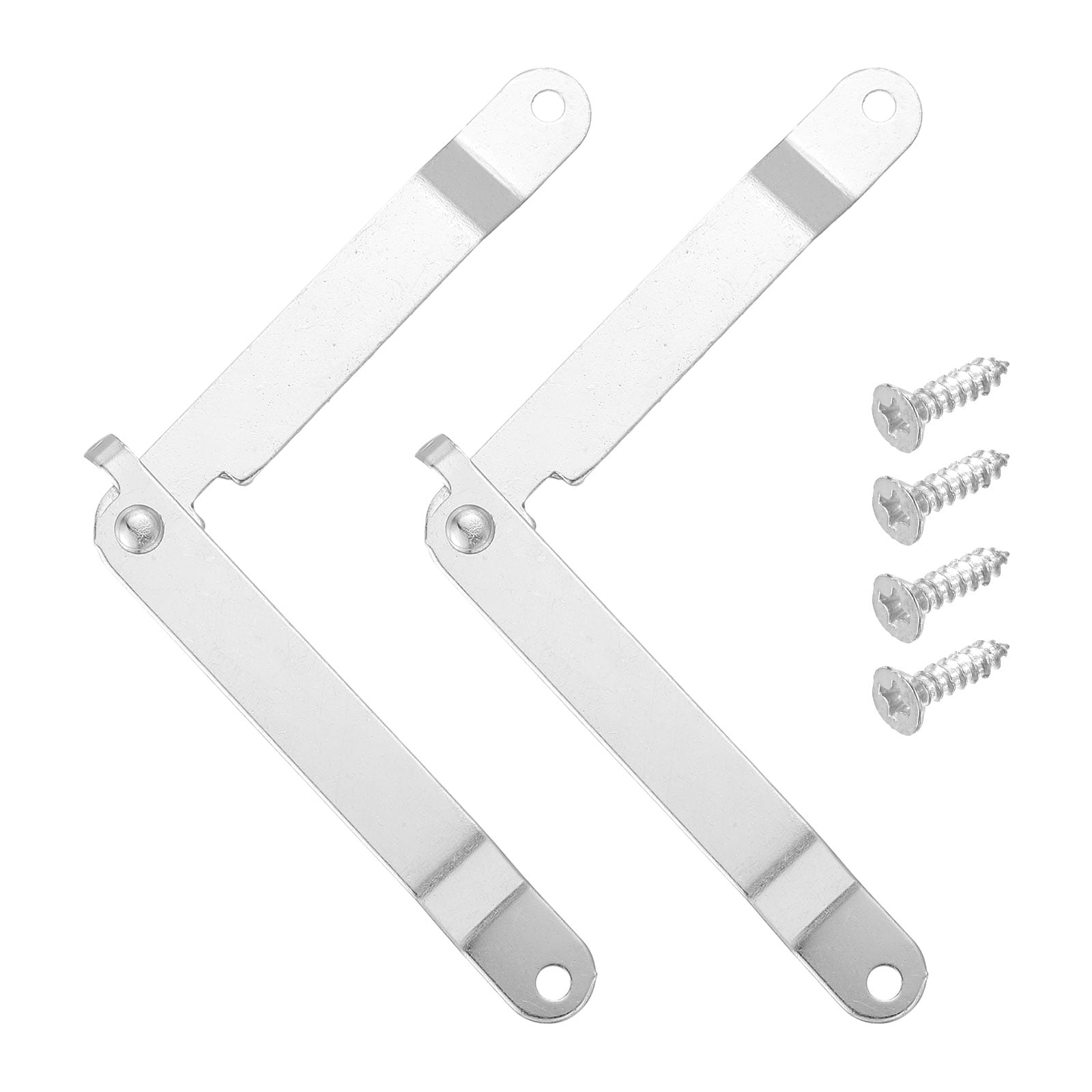 2Pcs 6.77"x0.43" Folding Lid Support Hinges, Lift Up Lid Stay Hinge ...