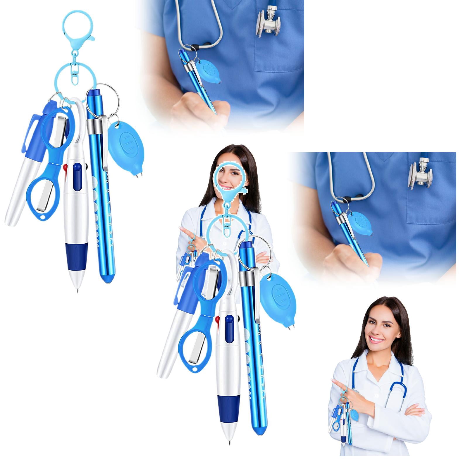 2Pcs 6 Pen Sets Including Marker Pen Retractable Ballpoint Pen Keychain ...