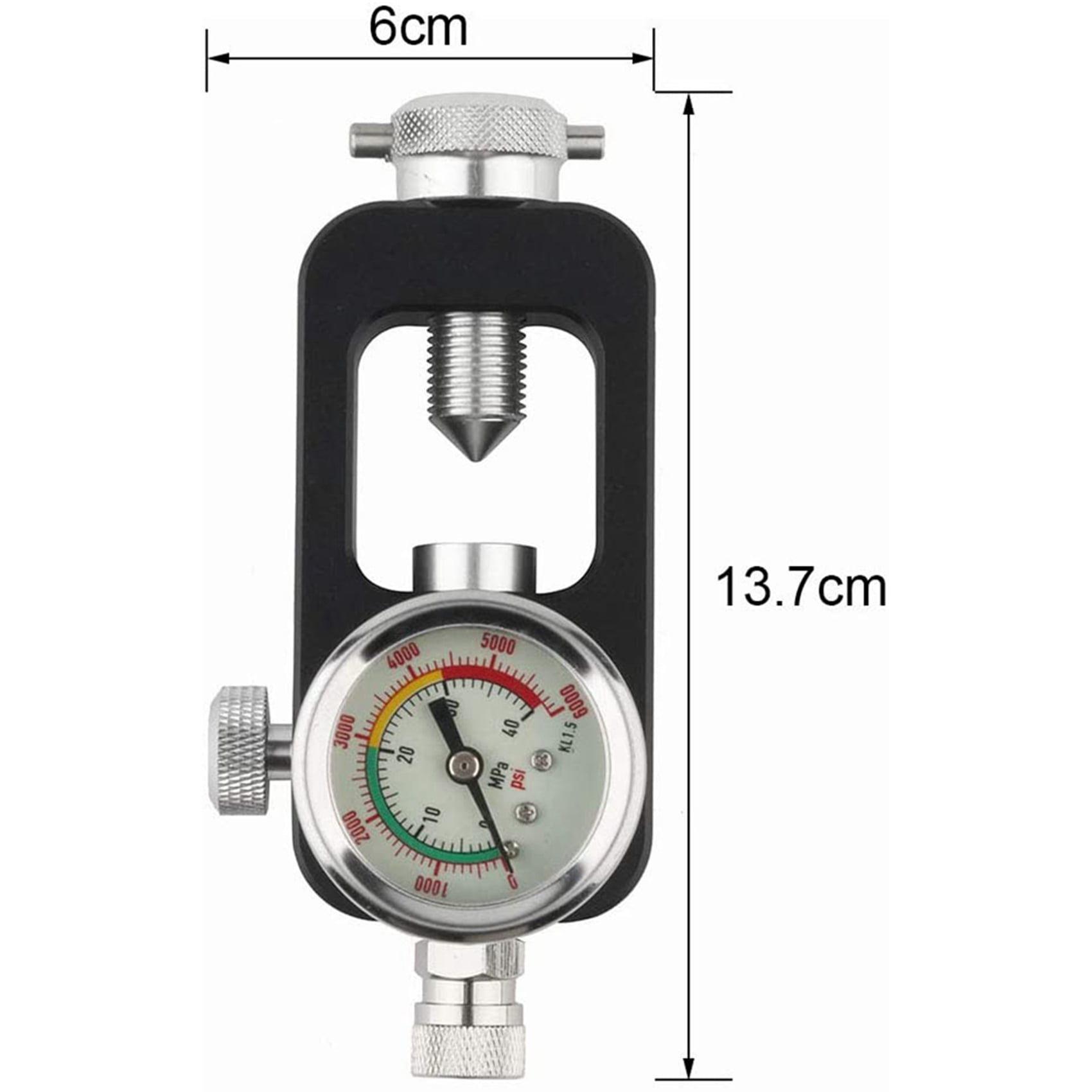 2Pcs 6000Psi Scuba Tank Refill Adapter Aluminium Alloy Fill Station ...