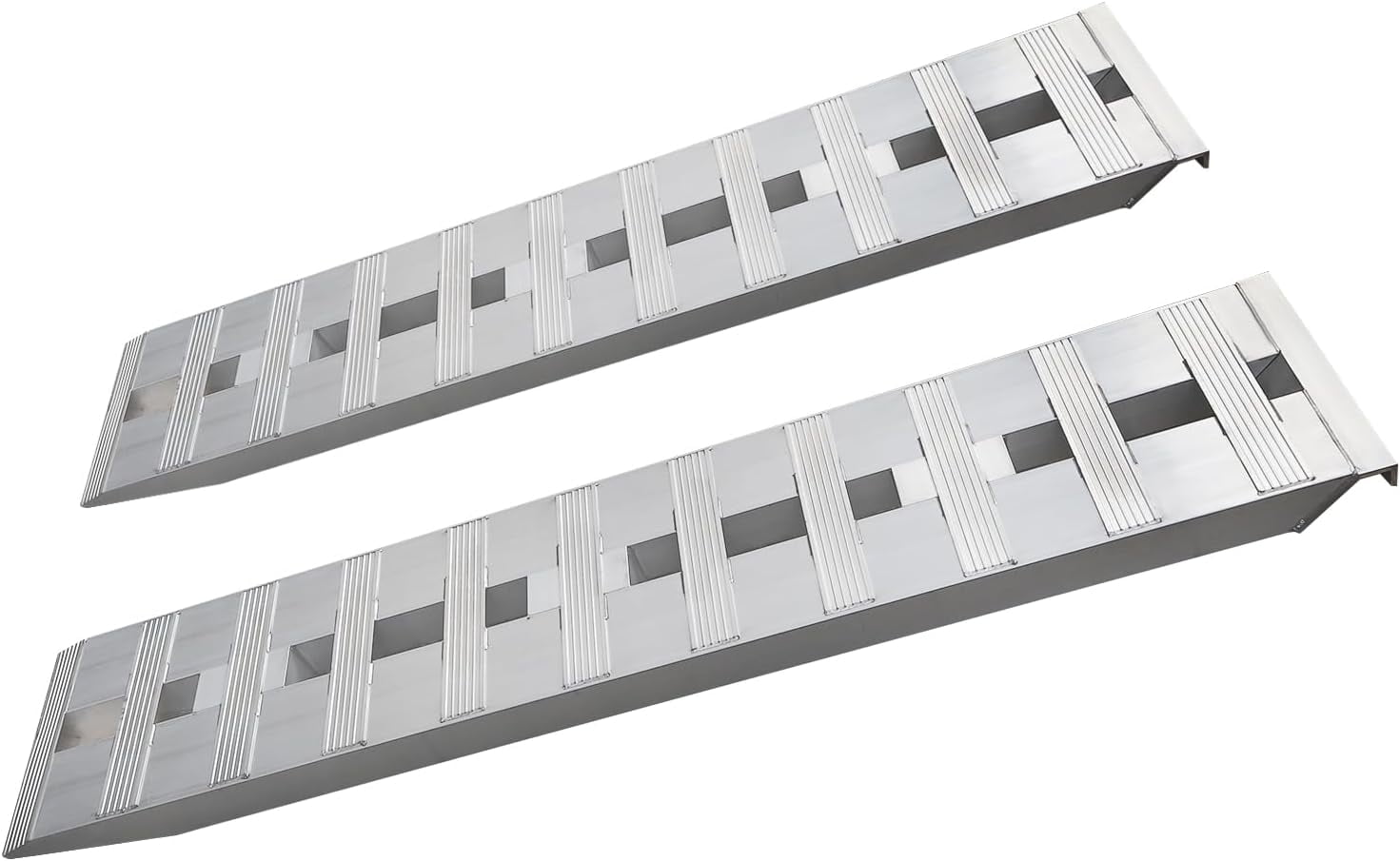 2Pcs 60x12 Inch Aluminum Trailer Ramps, Heavy Duty Loading Ramps for ...