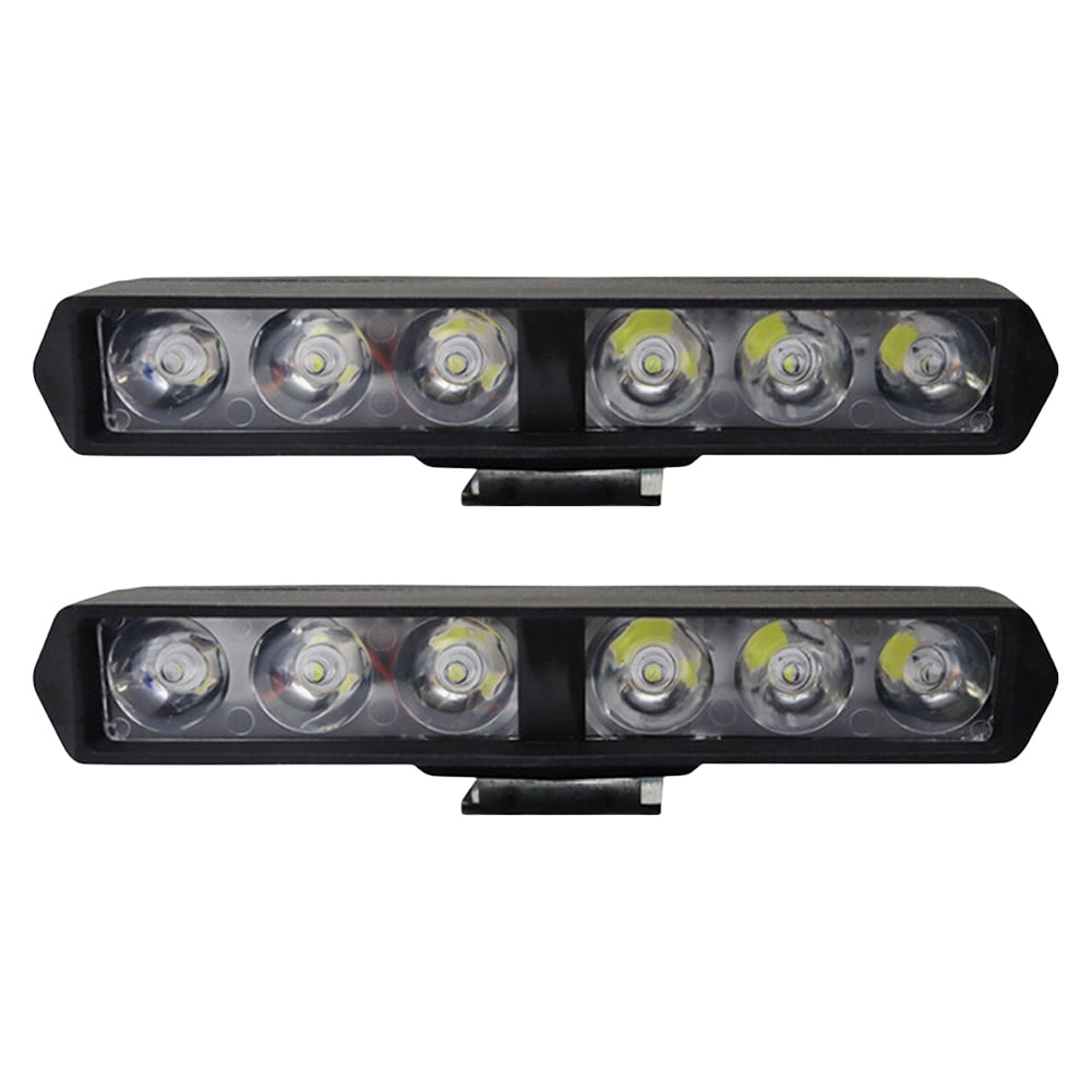 2Pcs 6D LED Light Bar offroad Driving Running Light Work Lamp Fog Light for Motorcycle 4X4 ATV ...