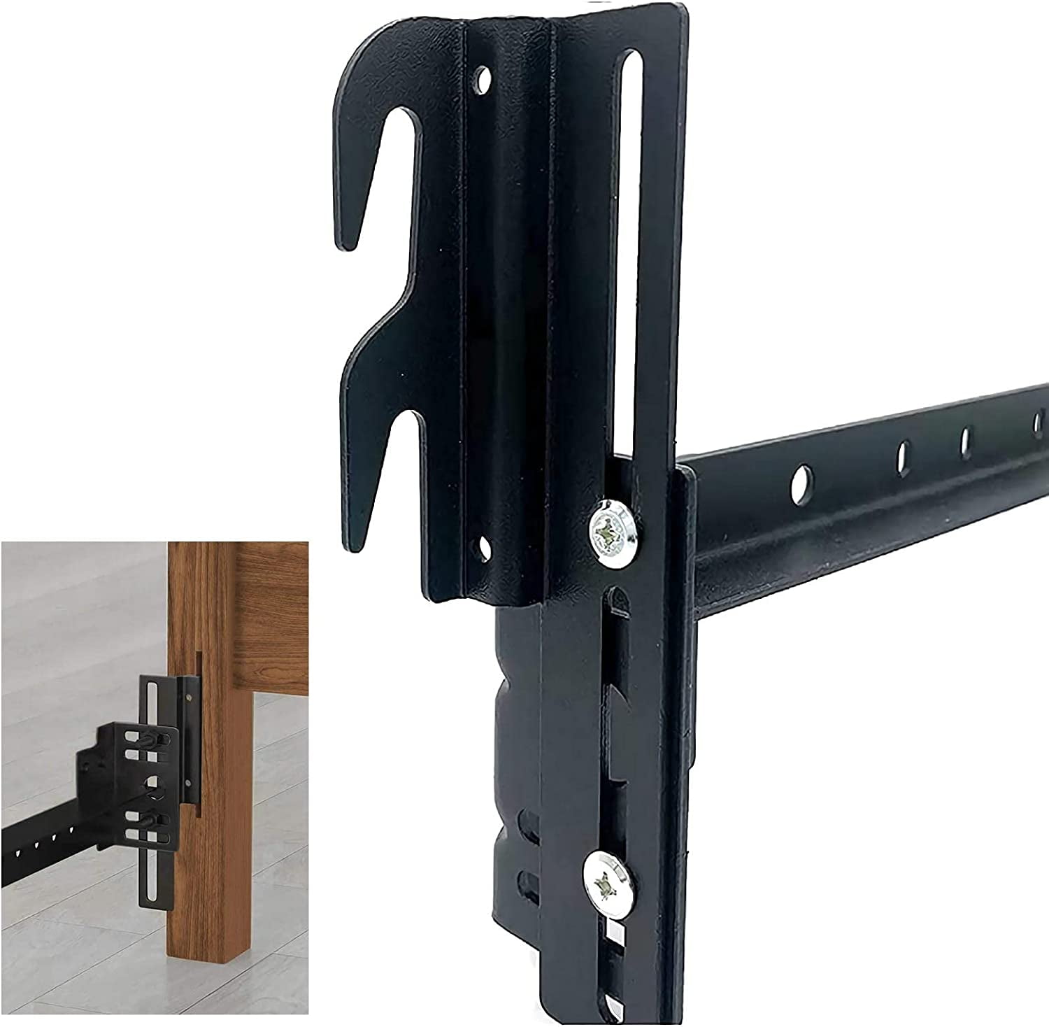 2Pcs #711 Bolt-On to Hook-On Bed Frame Conversion Brackets for ...