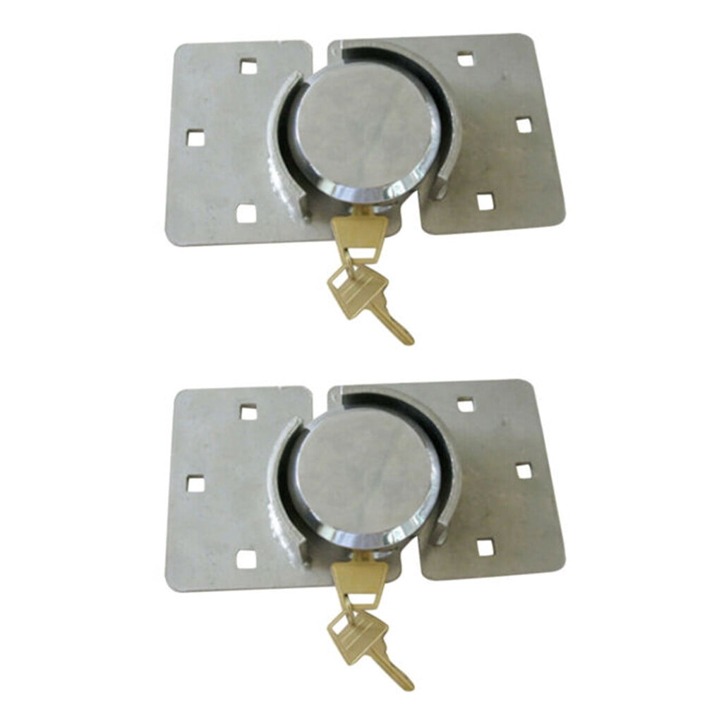 ETEREAUTY 2Pcs Silver Anti Theft Steel Lock Box for House Key Durable ...