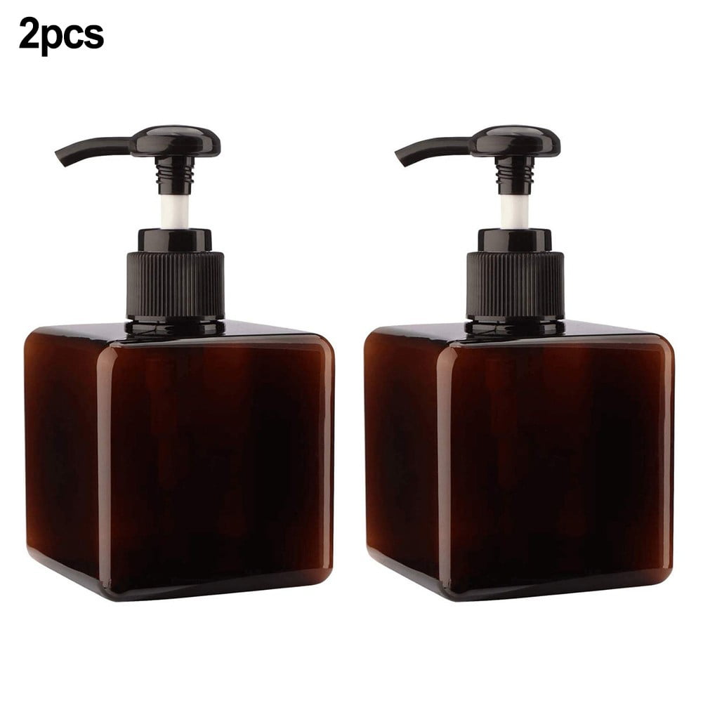 2Pcs 8 Oz Plastic Pump Bottles, Empty Refillable Container Liquid Soap ...