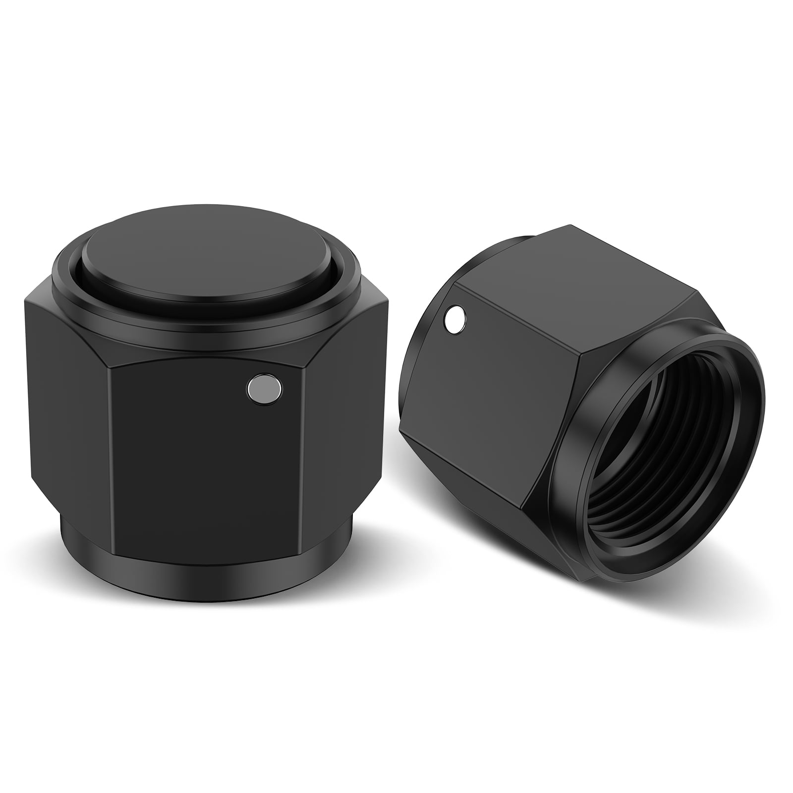 2Pcs 8AN Flare Cap Aluminium Alloy AN Flared Fitting Cover Sealed AN ...