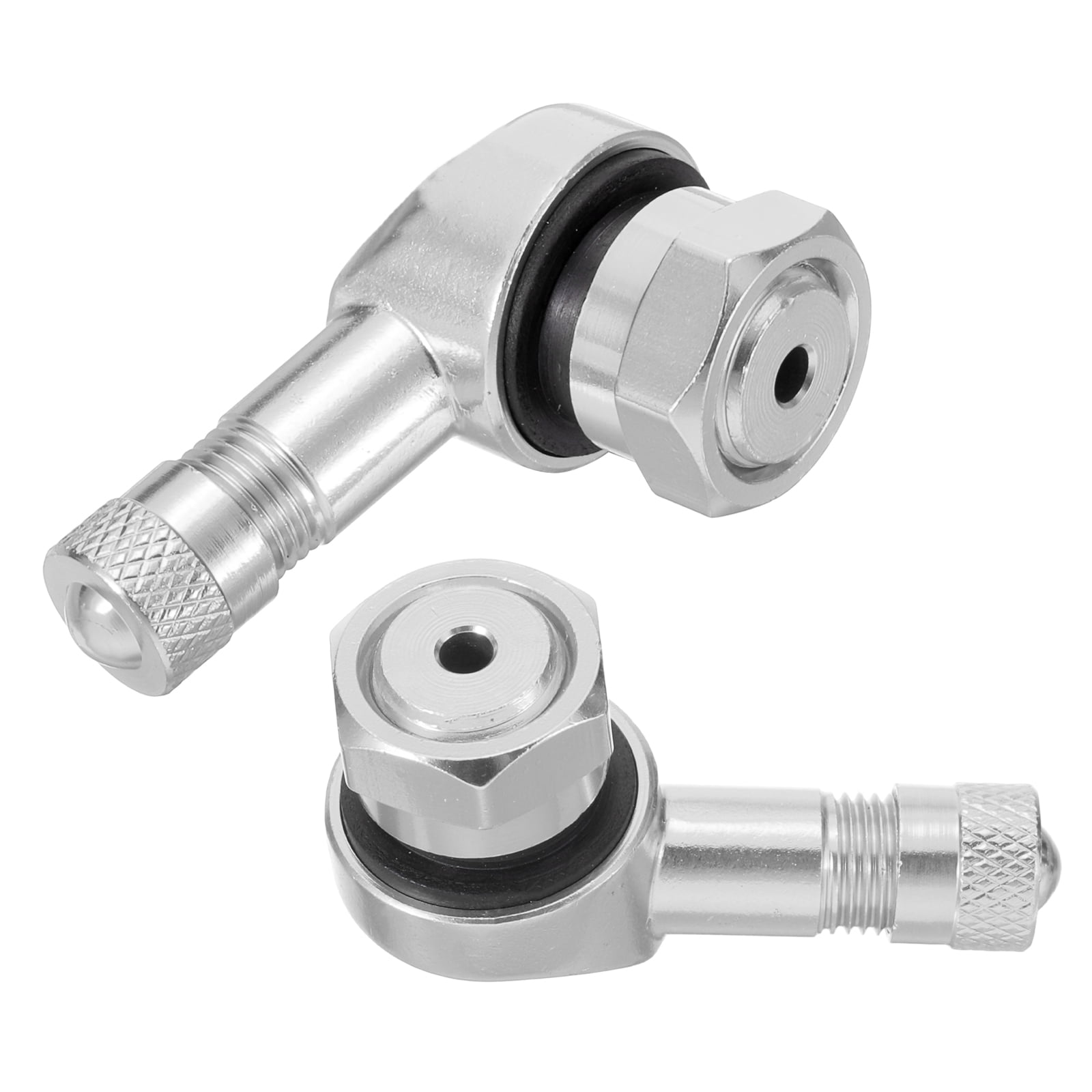 2Pcs 90 Degree CNC Motorcycle Tire Valve Stems Metal Tubeless Valve ...