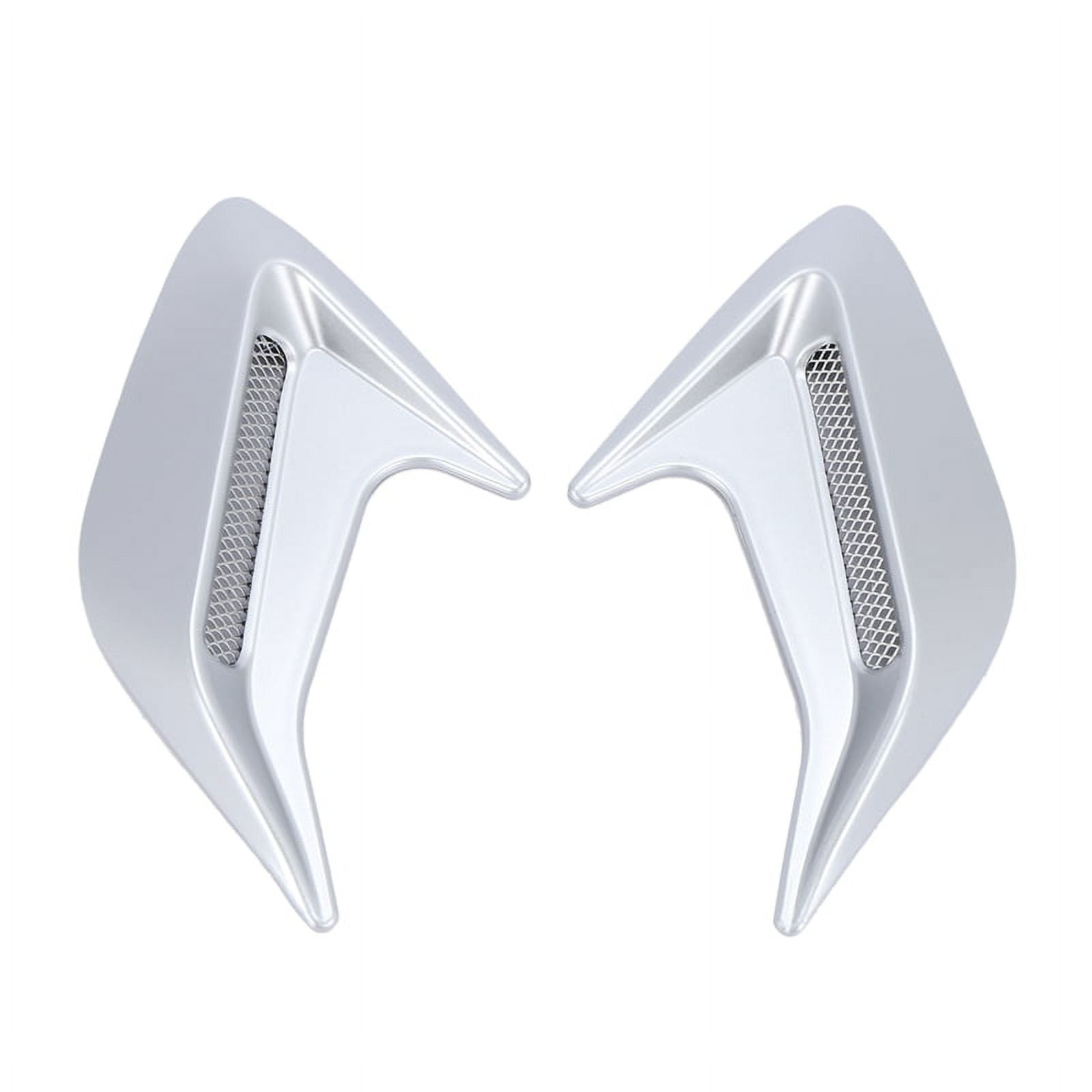 2Pcs Abs Plastic Car Side Vent Air Flow Intake Sticker Gills Side Vent ...