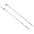 2Pcs Acrylic 17Inch Clear Curtain Pull Wand for Window Curtain ...