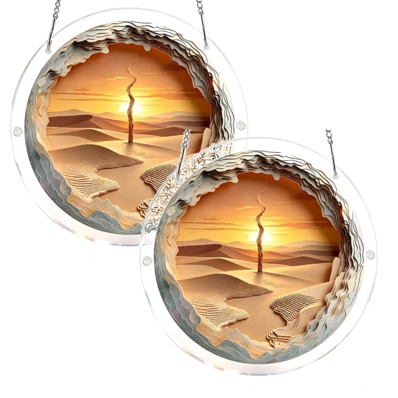 2Pcs Acrylic Puzzle Unique Branches Of Acrylic Puzzle For Doors Garden ...