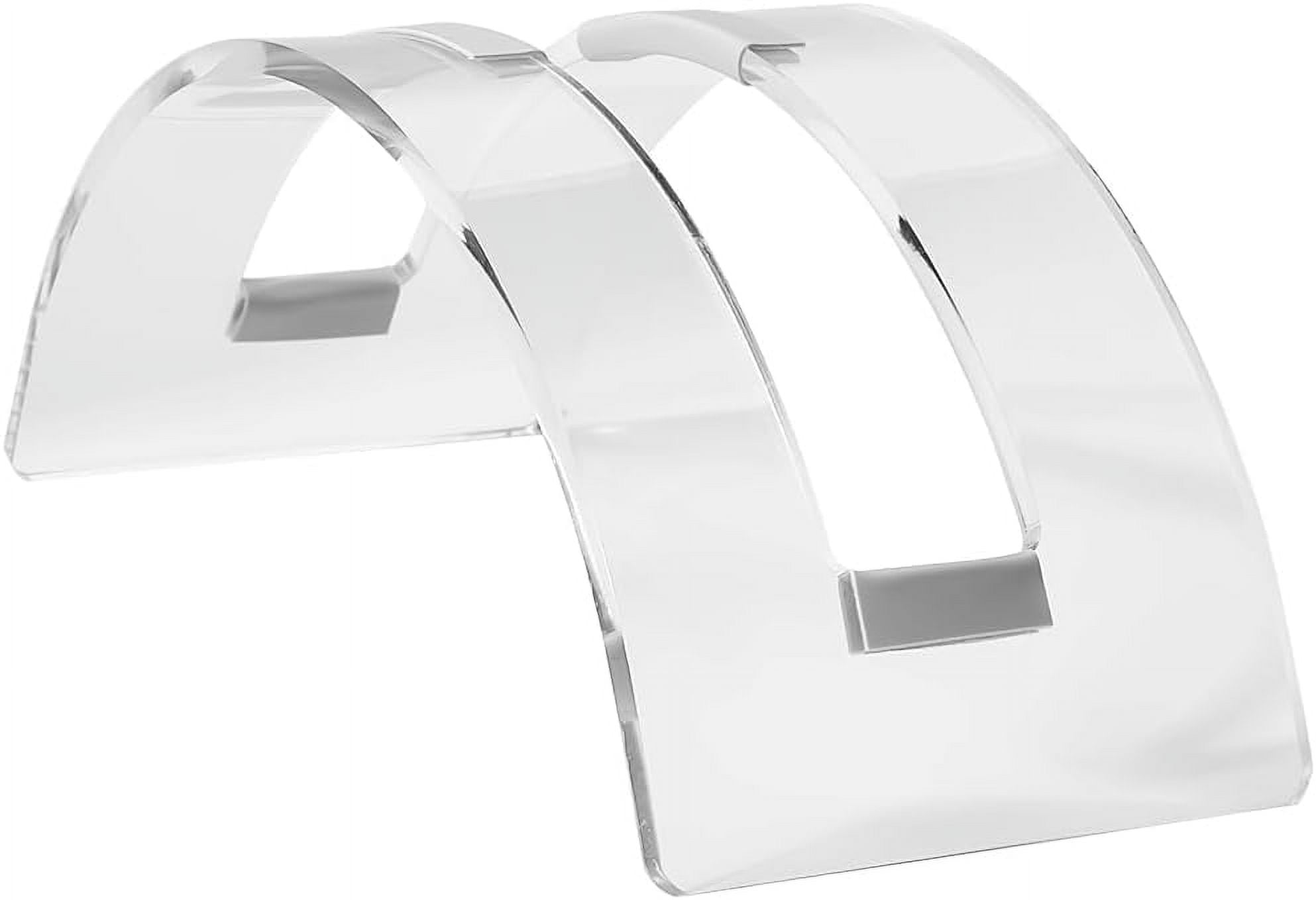 2Pcs Acrylic Vertical Laptop Stand Invisible Desktop Notebook Dock ...