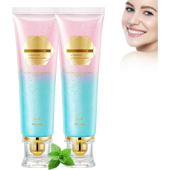 2Pcs Acssart Radiant Niacinamide Intensive Whitening Toothpaste ...