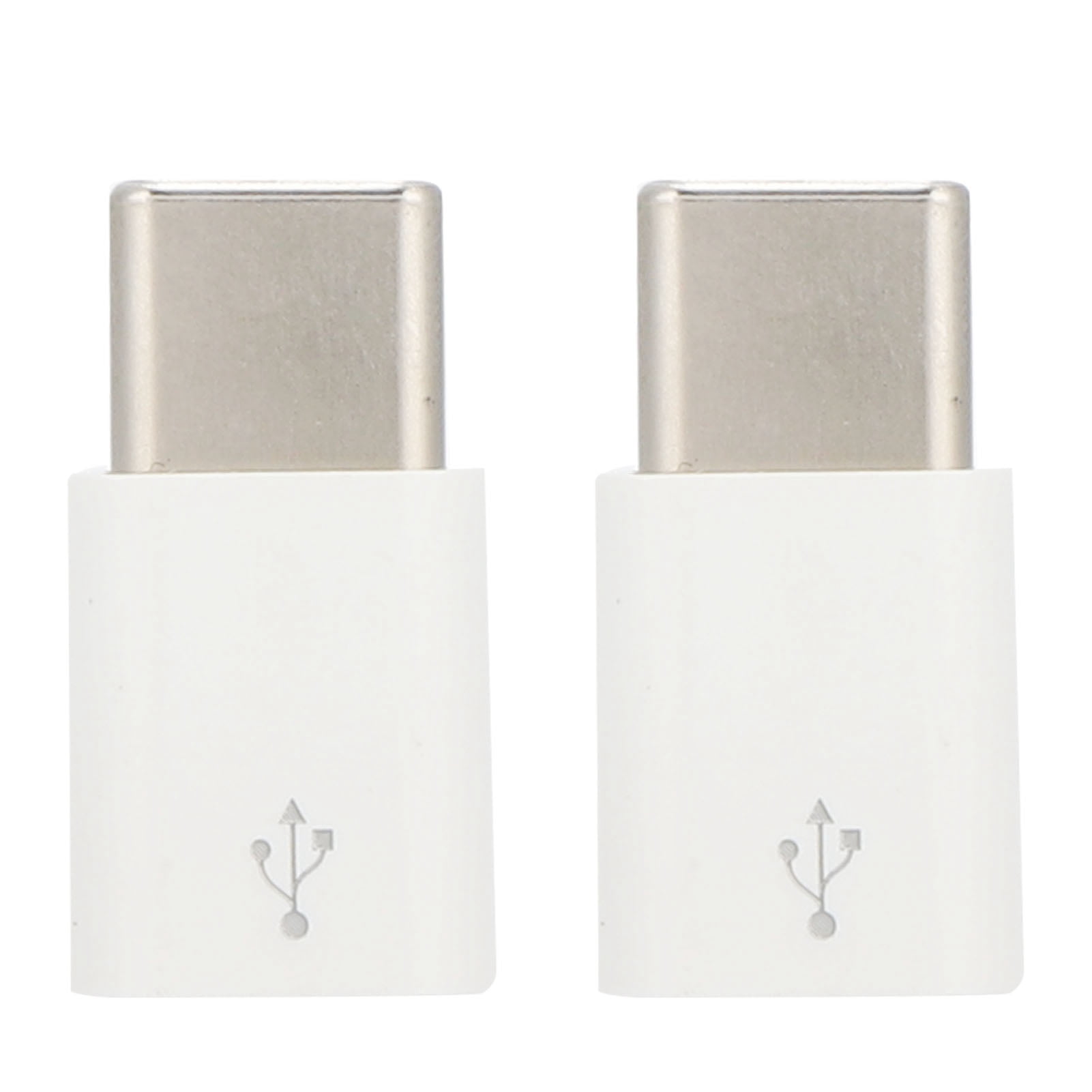 2Pcs Adapter Micro to TypeC Plug Play Great Compatibility Conversion ...