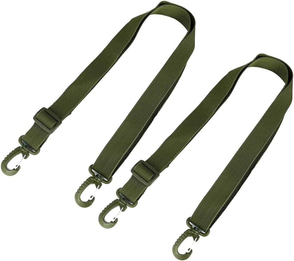 2Pcs Adjustable 1-Inch Universal Tactical Bag Strap Replacement Nylon ...