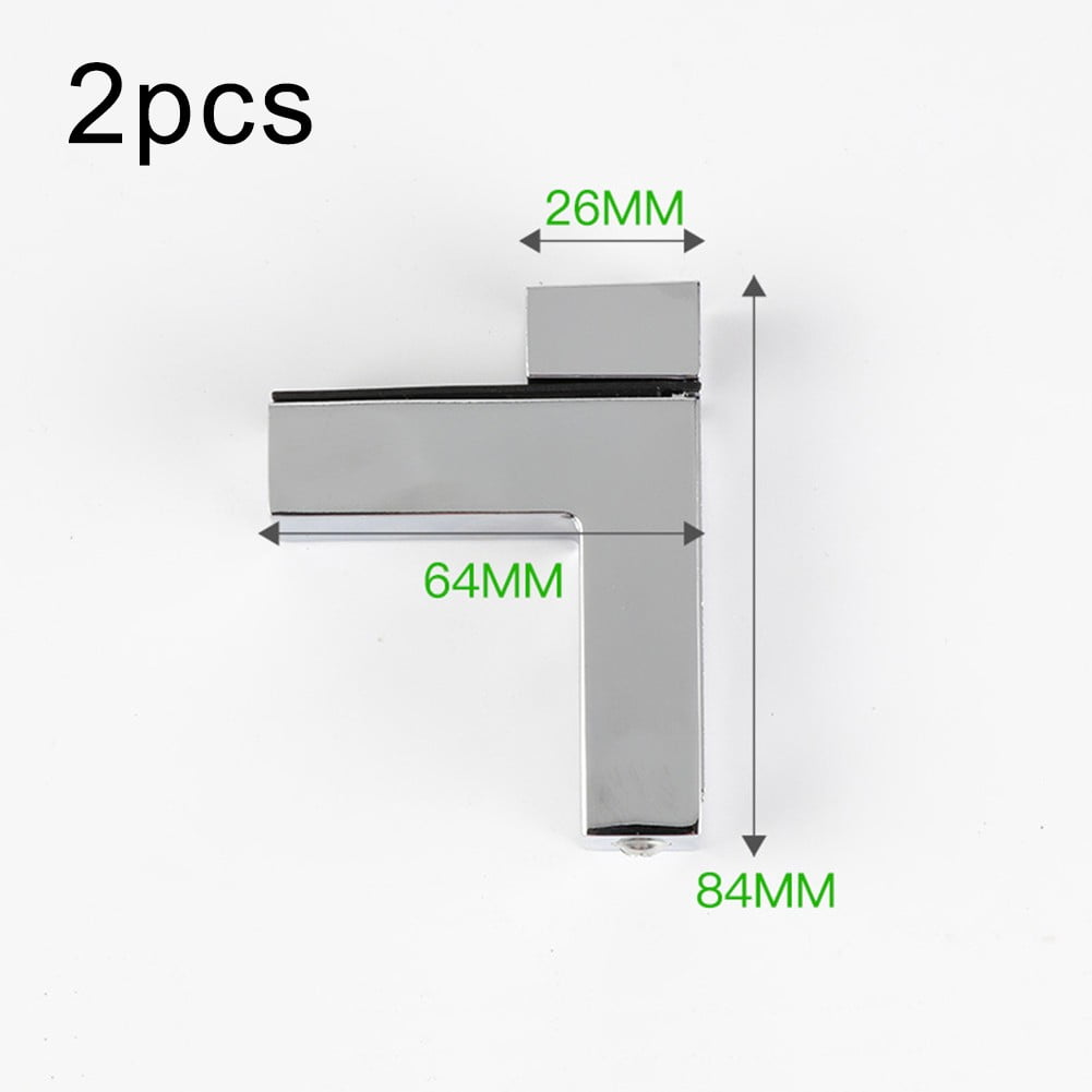 2Pcs Adjustable Glass Clamps Set Fixing Clips As Shown In The Picture ...