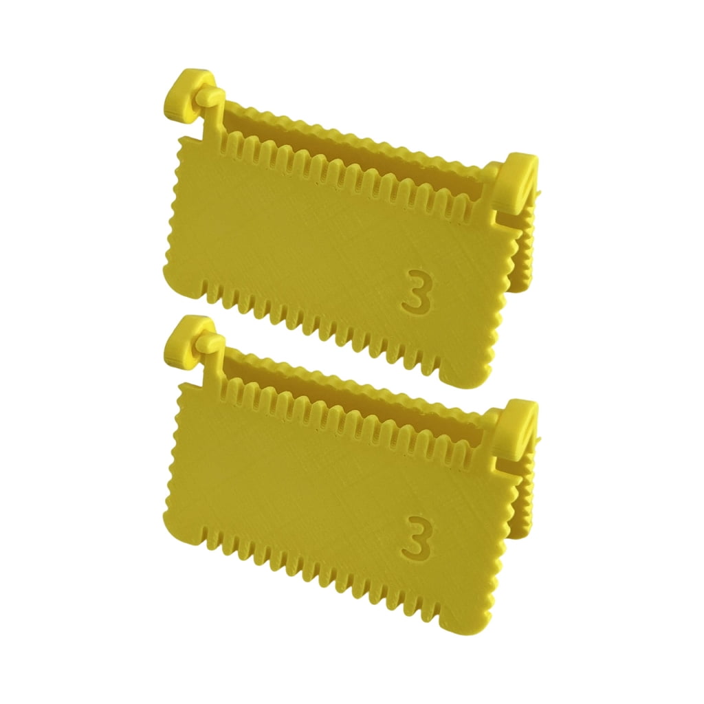 2Pcs Adjustable Hinged Quilting Measuring Ruler Sewing Templates Edges ...