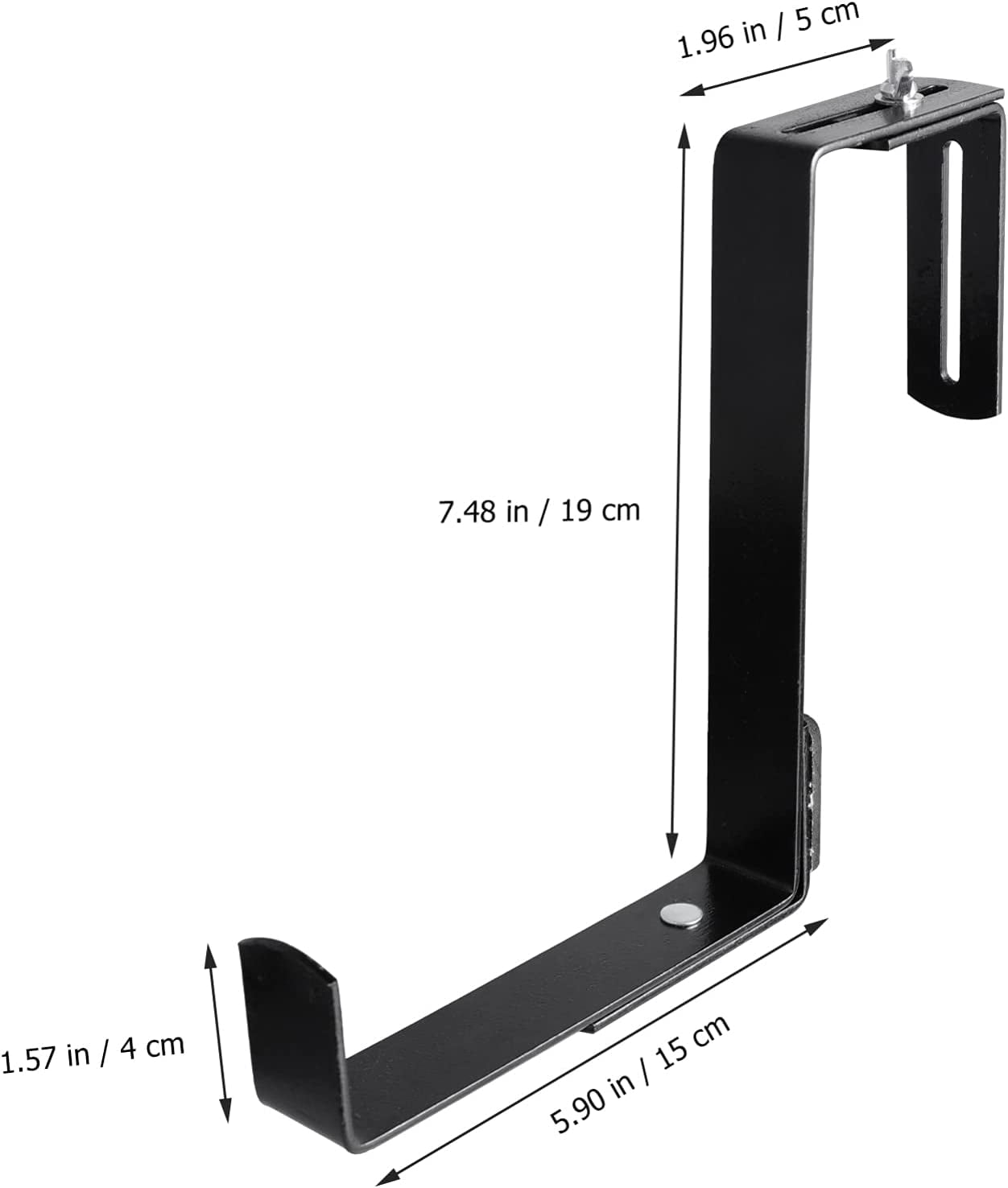 2Pcs Adjustable Railing Hook Balcony Window Planter Box Hanging ...