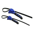2Pcs Adjustable Rubber Strap Wrench Small Automotive Pipe Wrench Heavy ...
