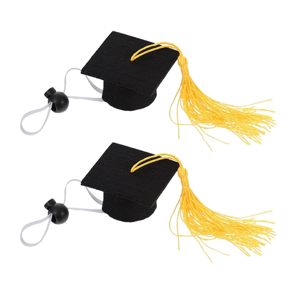2Pcs Pet Graduation Costume Set with Graduation Cap and Hat - Walmart.com